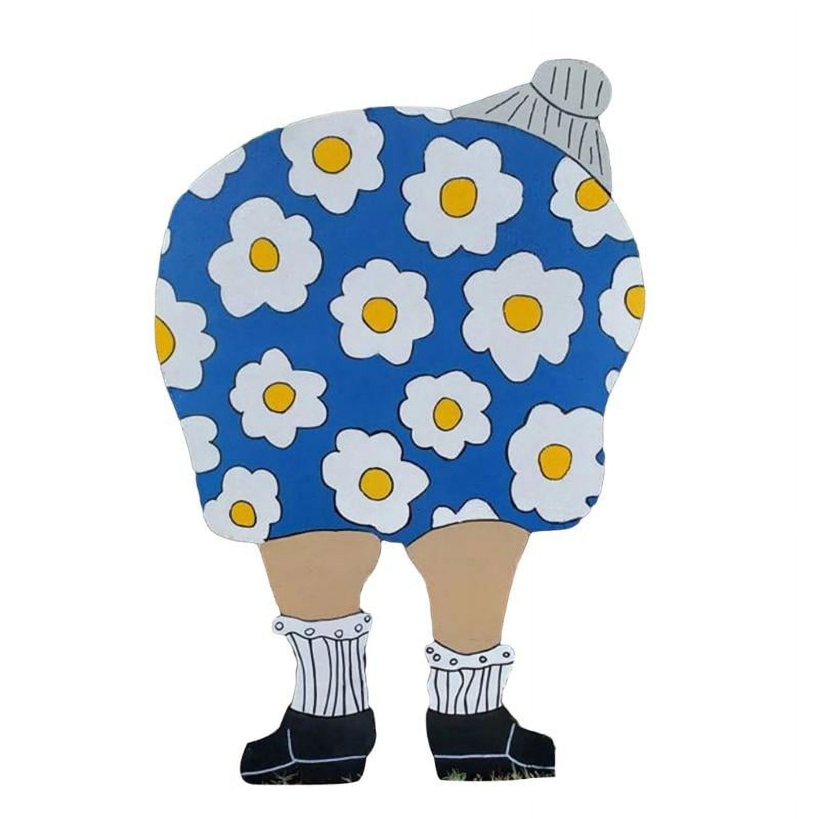 Garden Decoration Outdoor Old Lady Bending Down Yard Sign Outdoor Lawn ...