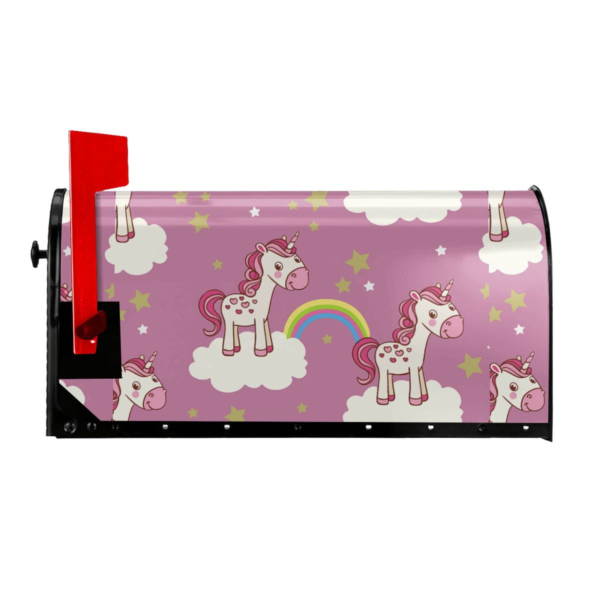 Garden Decoration Rainbow Colors Mailbox Covers Magnetic Retro Mailbox ...