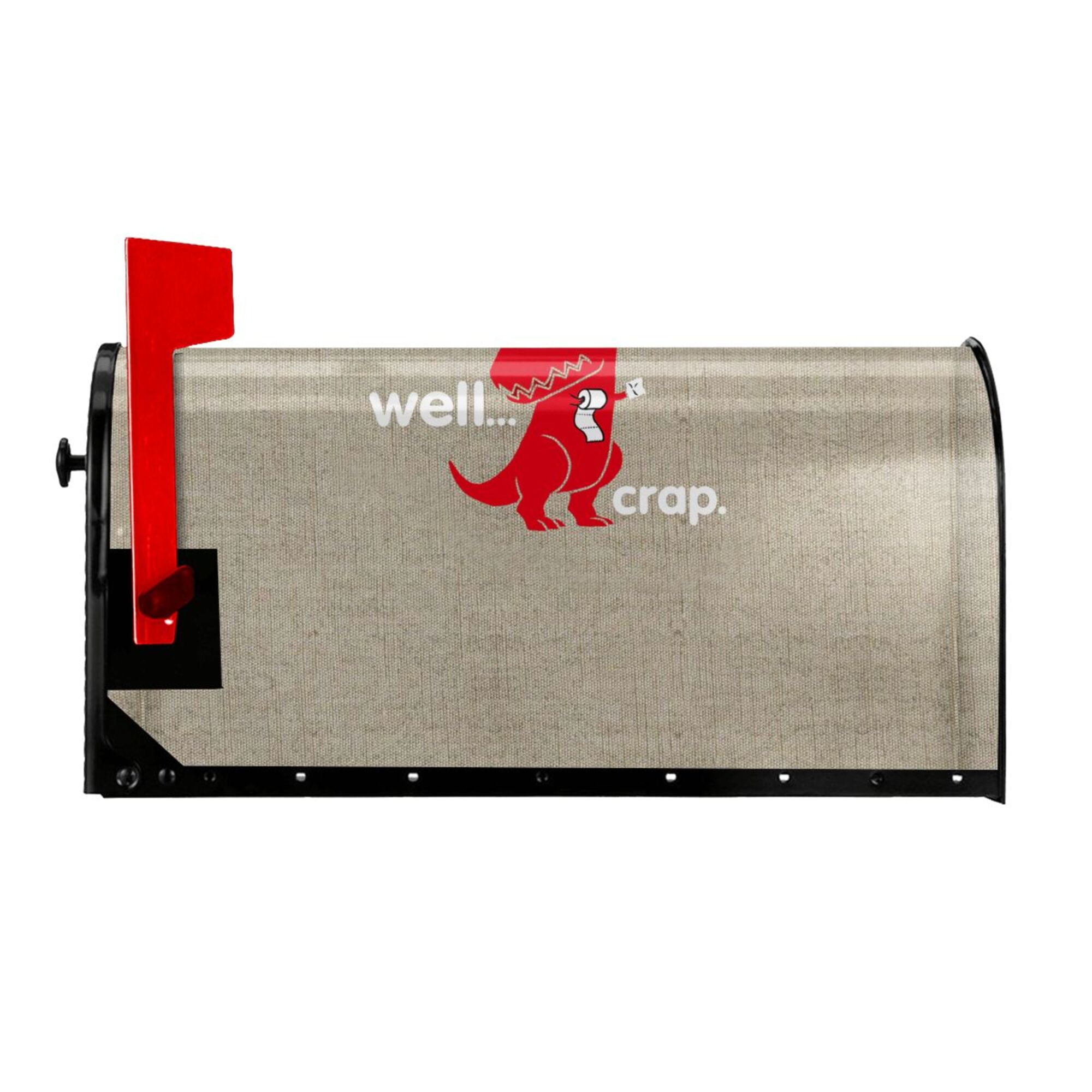 Garden Decoration Rex Sad Rex Dinosaur Mailbox Covers Magnetic Retro ...