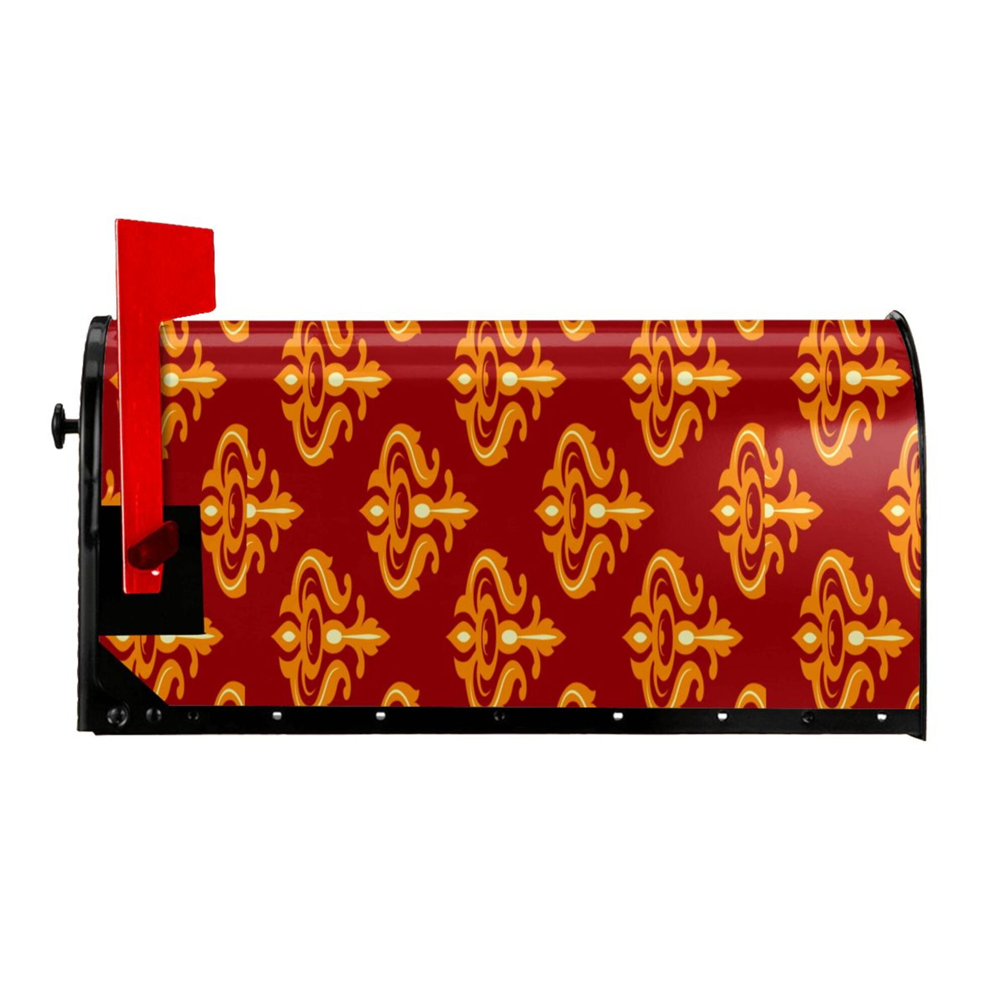 Garden Decoration Seamless Floral Pattern Background Mailbox Covers ...