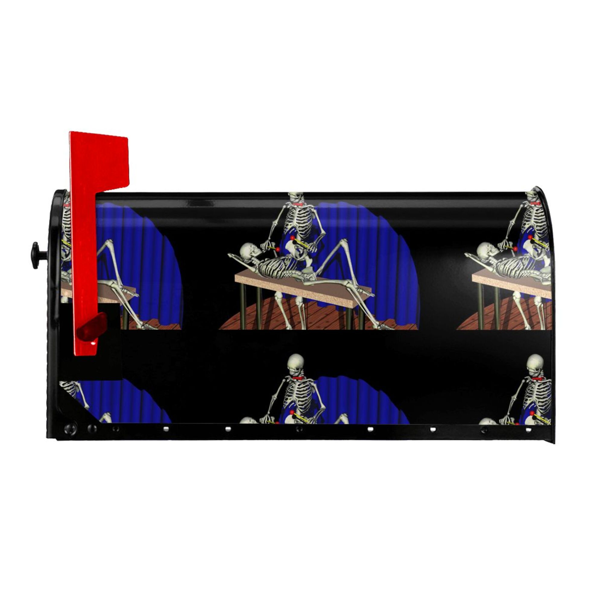 Garden Decoration Skull Mailbox Covers Magnetic Retro Mailbox Wraps ...