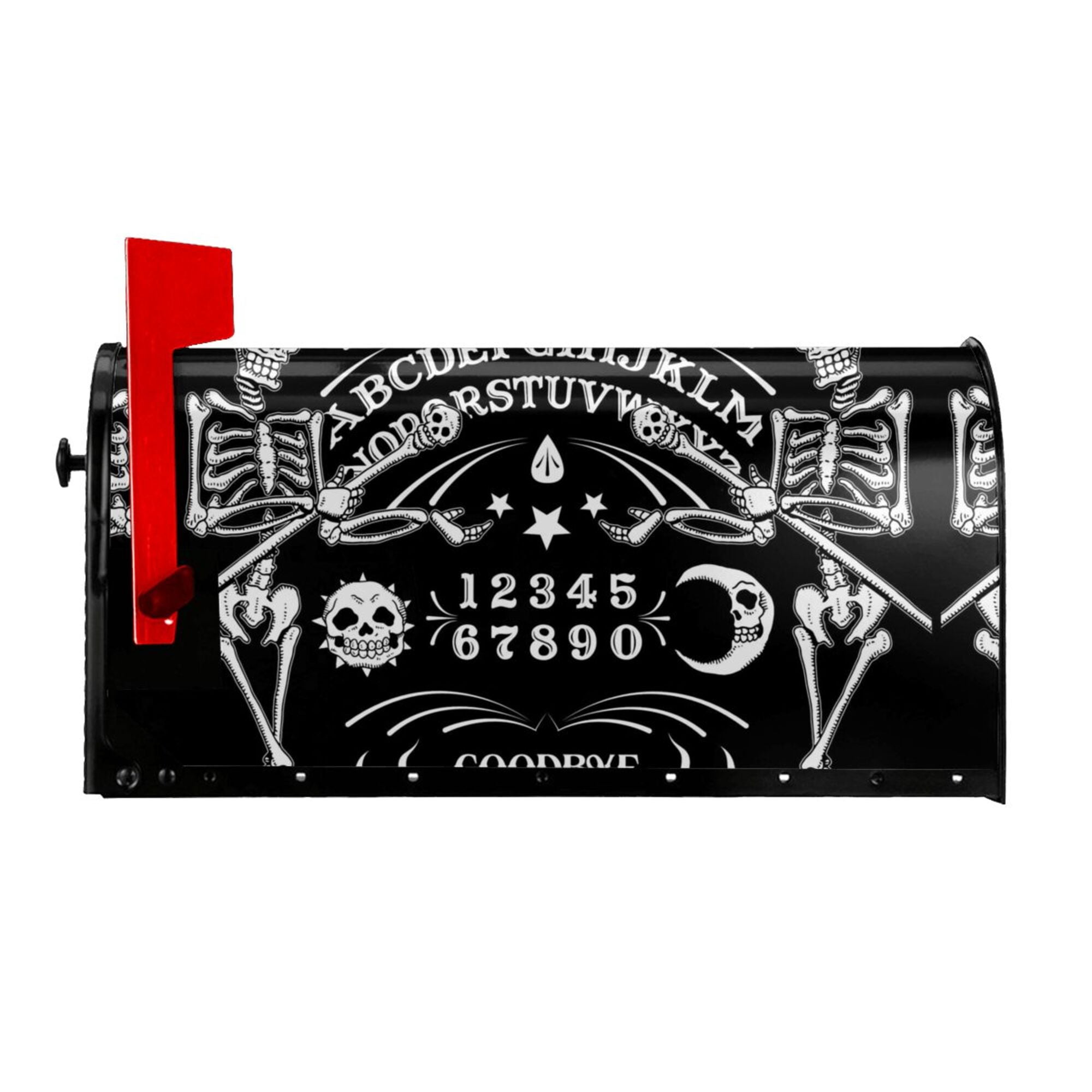 Garden Decoration Skull Skeleton Ouija Board Tattoo Black Mailbox ...