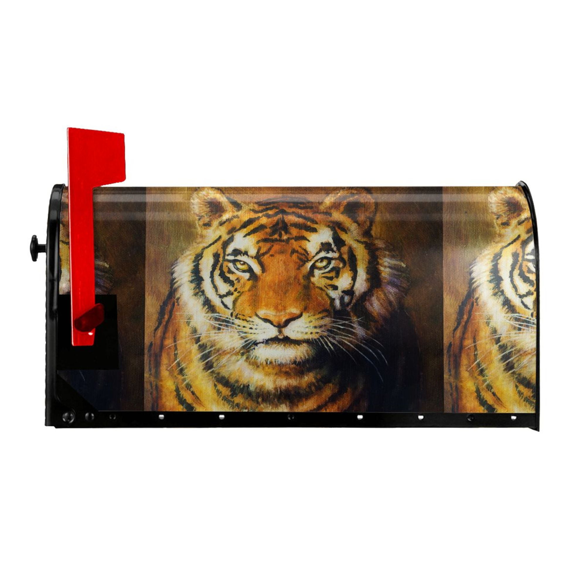 Garden Decoration Tiger Oil Painting Style Big Cat Purposeful Eyes ...