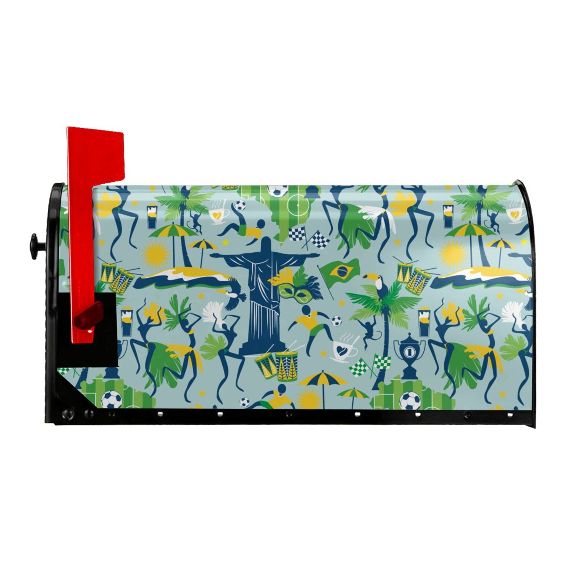 Garden Decoration Traditional Items In The Colors Of Brazil Symbolic ...