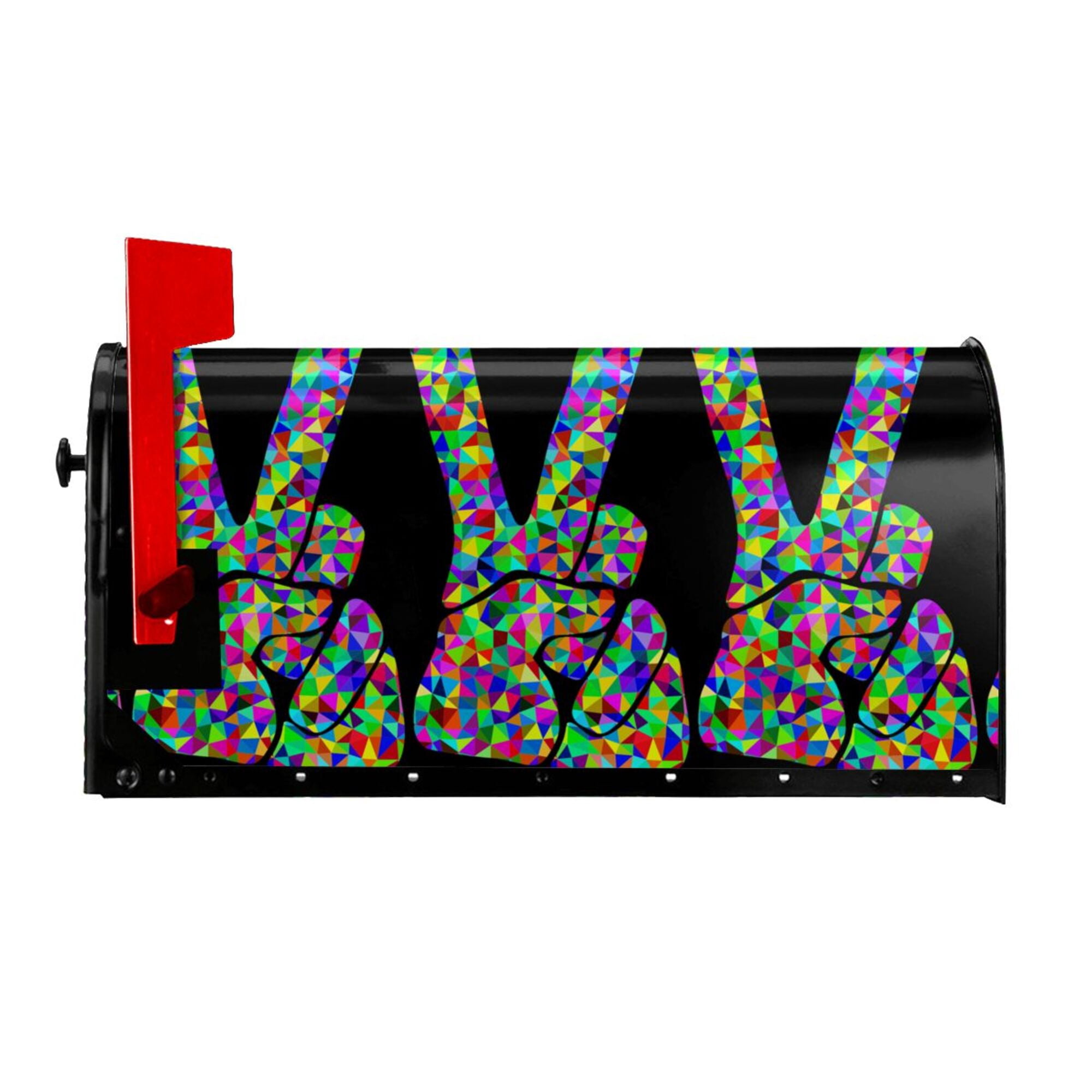 Garden Decoration V Sign Finger Peace Symbols Mailbox Covers Magnetic ...