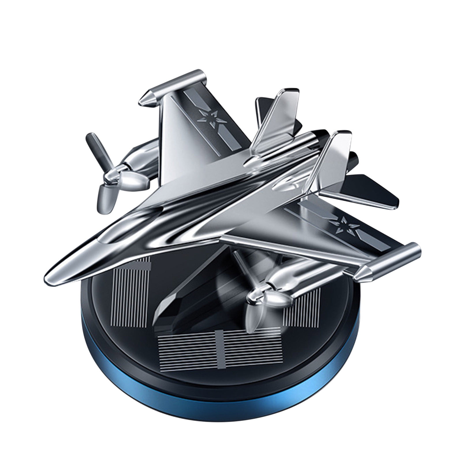 Garden Decorations Car Air Solar Energy Rotating Helicopter Aroma ...