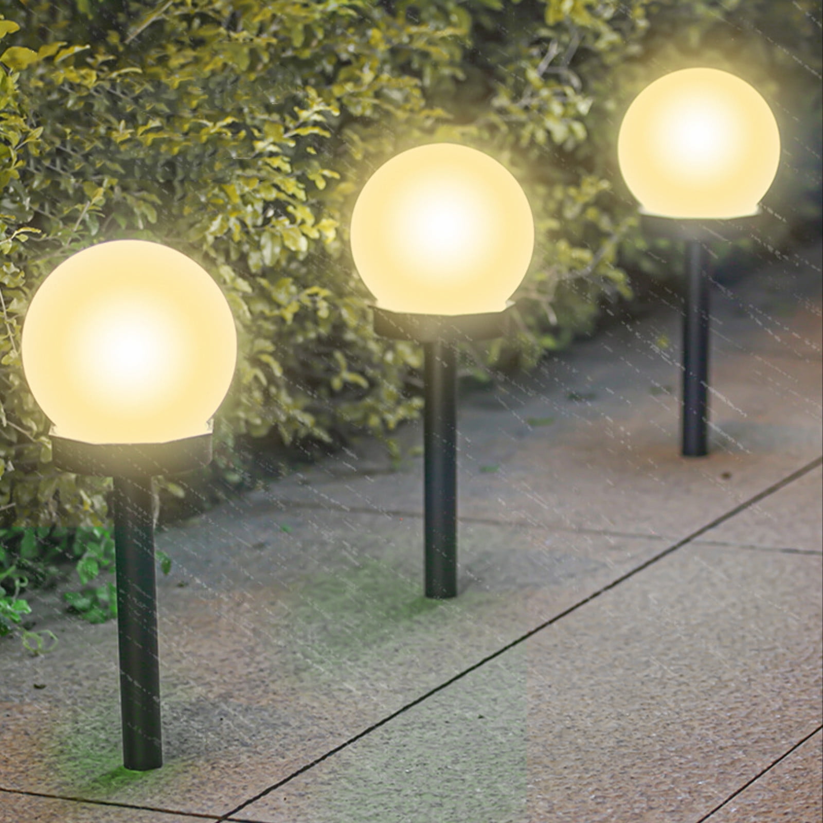 Garden Decorative LED Solar Stake Light, 3 Pack Super Bright LED Solar ...