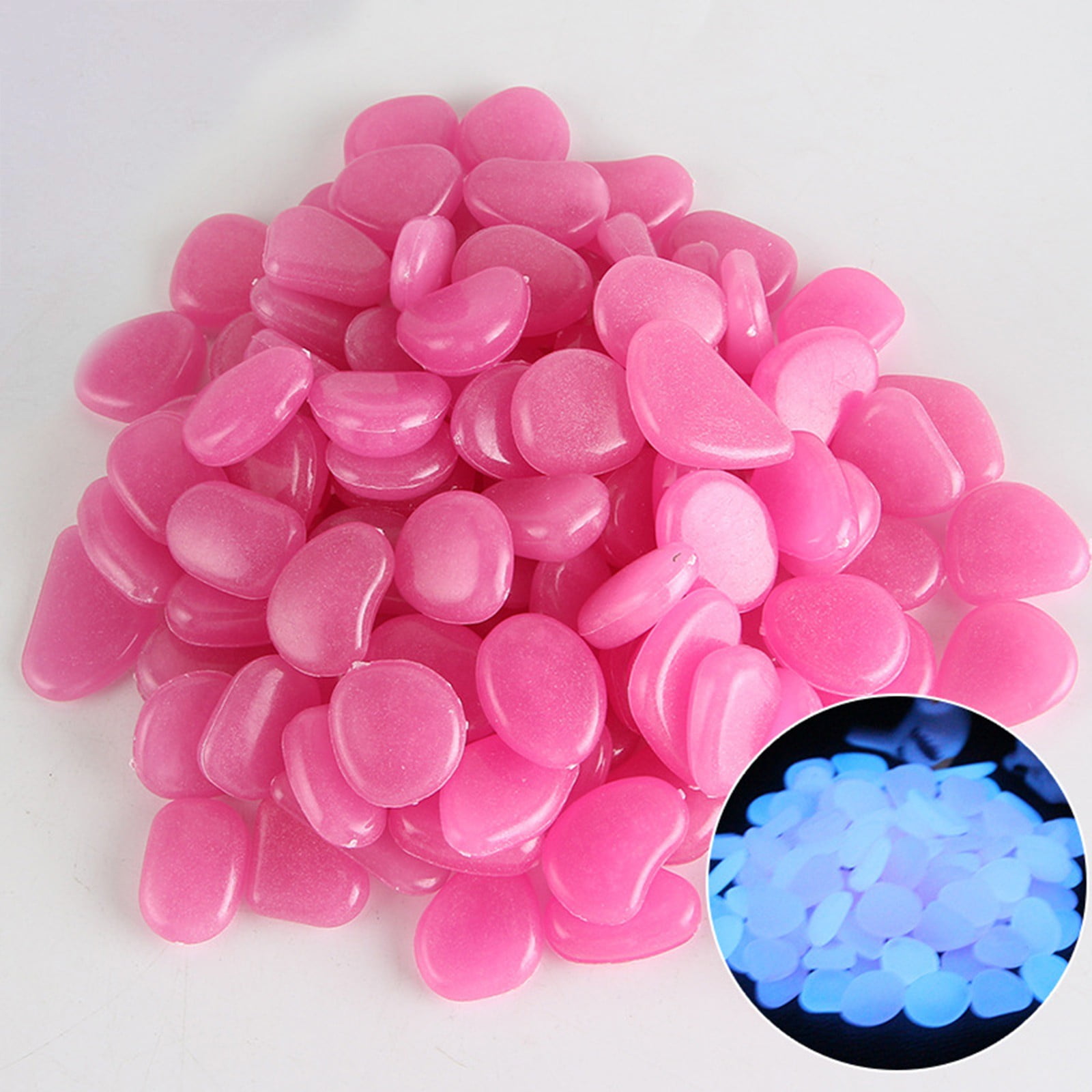 Garden Decorative Pebbles Stonesnon Radioactive Resin In The Dark Ceiling Decals Outdoor