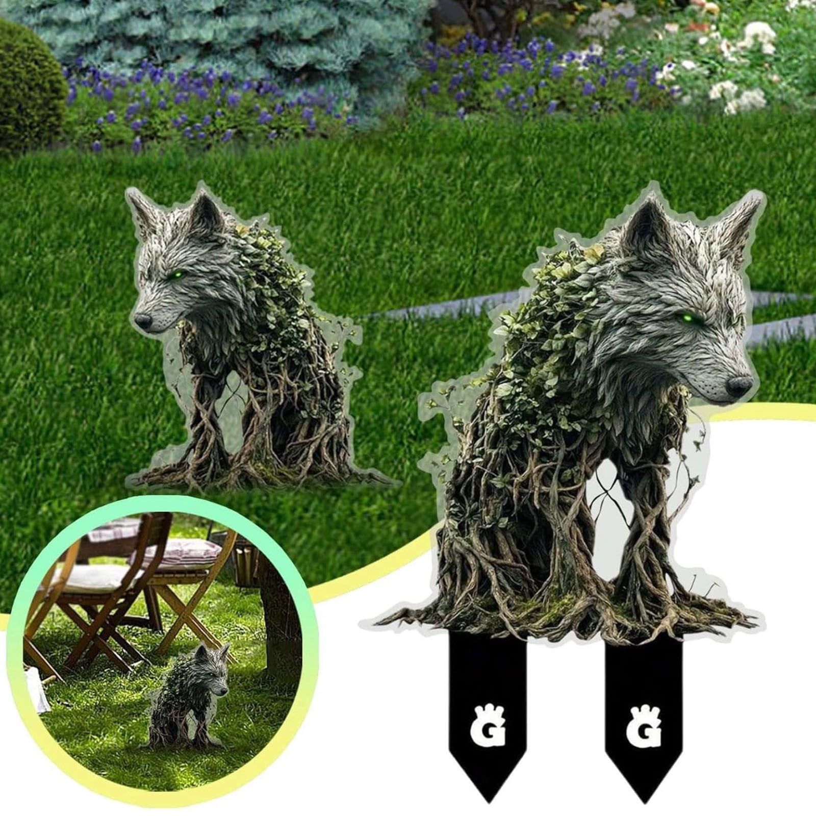 Garden Decorative Stake Forest Spirits Acrylic Fairy Figures for ...