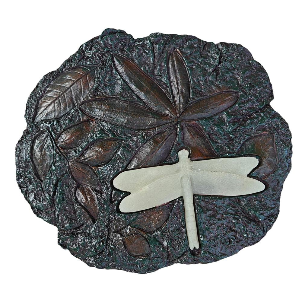 Garden Decorative Stepping Stone, Glow-in-The-Dark Resin Decorative ...