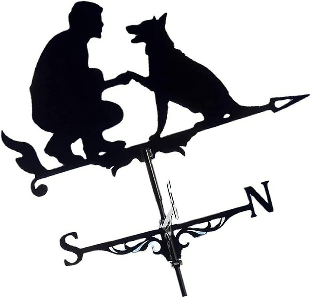 Garden Decorative Weather Vane Stainless Steel Carved Hollow Design ...