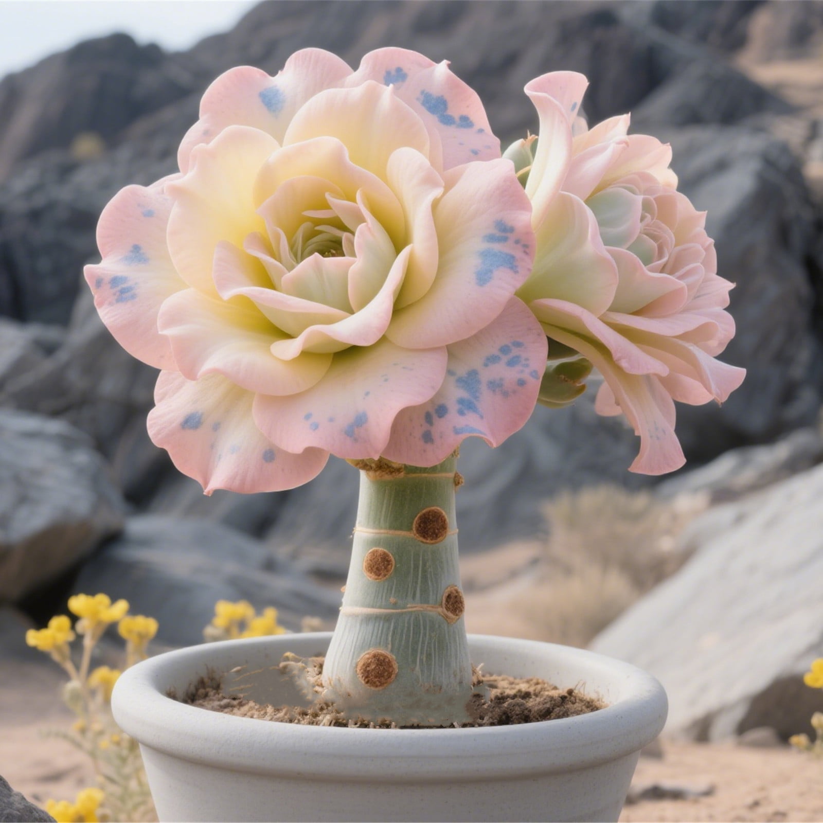 Garden Desert Rose-Bulbs For Planting - Premium Garden Stakes Perfect ...