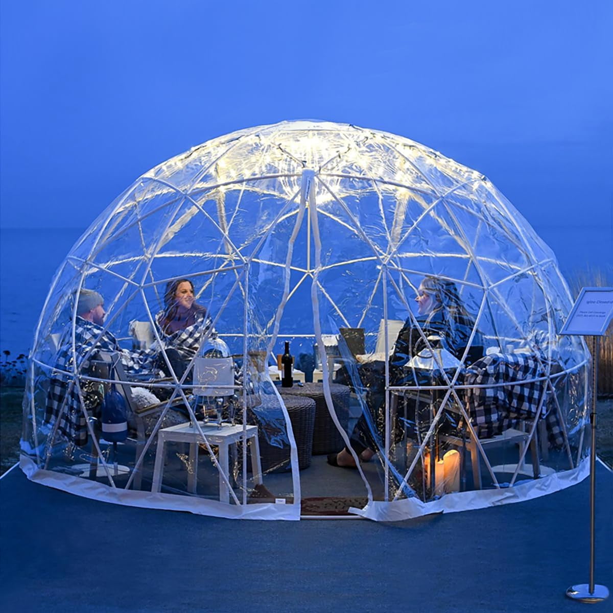 Garden Dome Igloo Tent House, Upgraded Garden Igloo with PVC ...