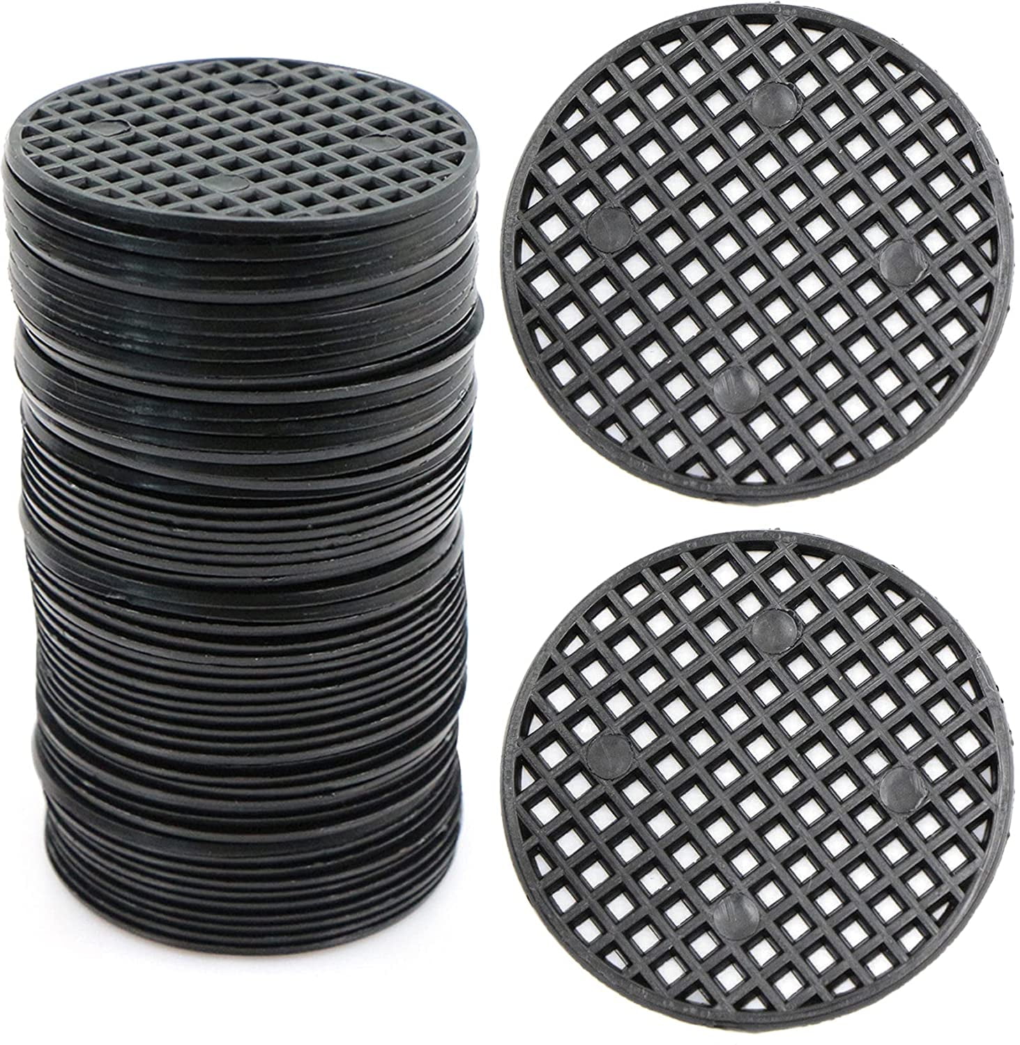 Rawiri 100 Pcs Flower Pot Grids Mesh Garden Drain Drains Prevent Soil ...