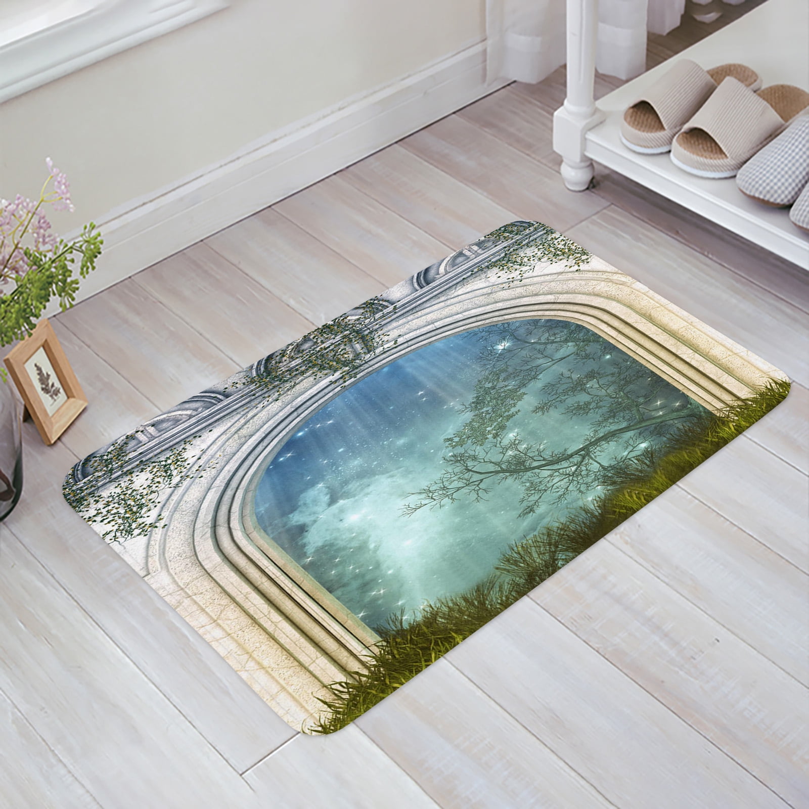 Garden Dream Gate House Bathroom Mat Corridor Carpet Kitchen Mat ...
