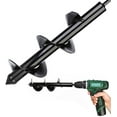 Garden Drill Bit Garden Auger Drill Bits Gardening Planter Tool ...