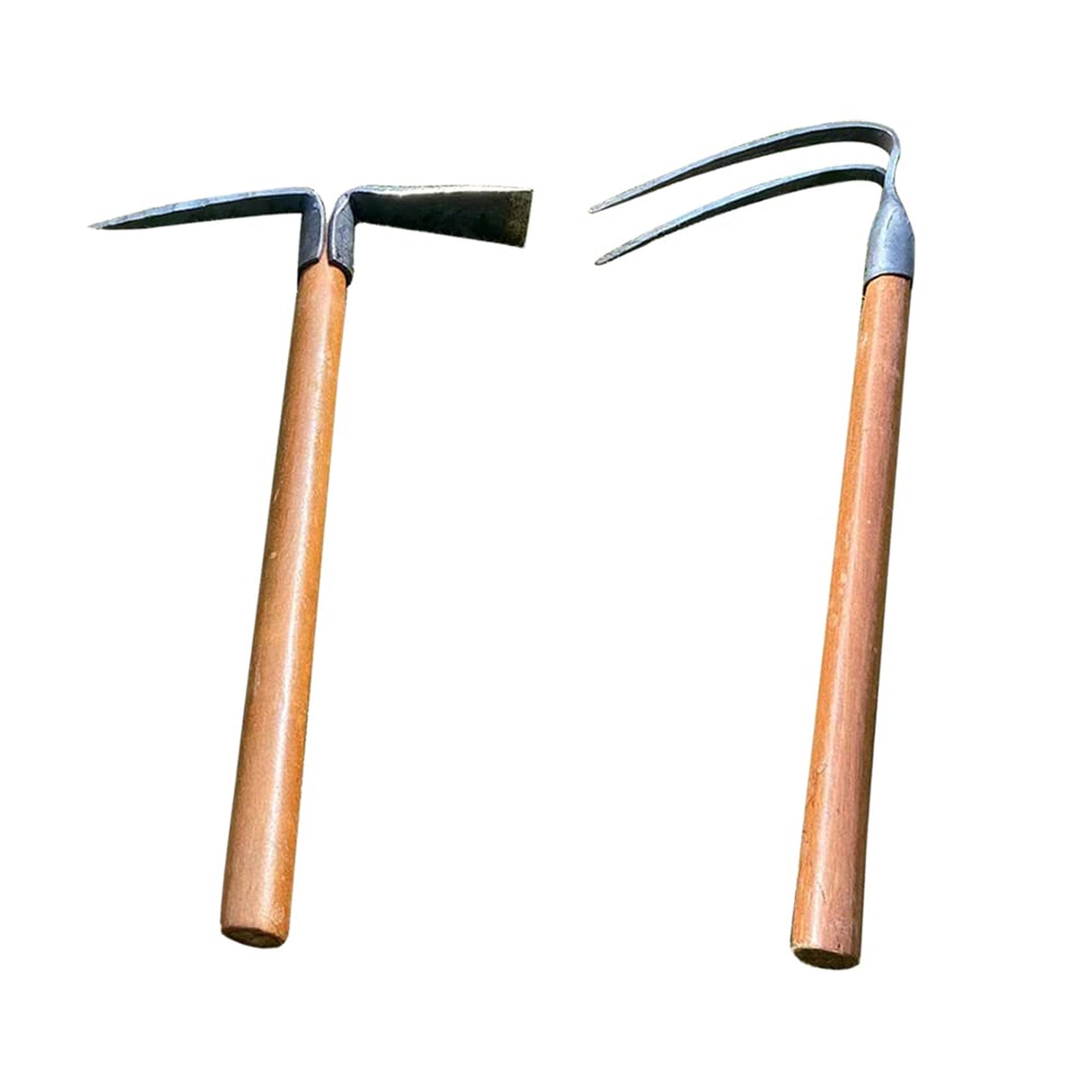 Garden Duo Prong Hoe Set for Planting and Digging - Walmart.com