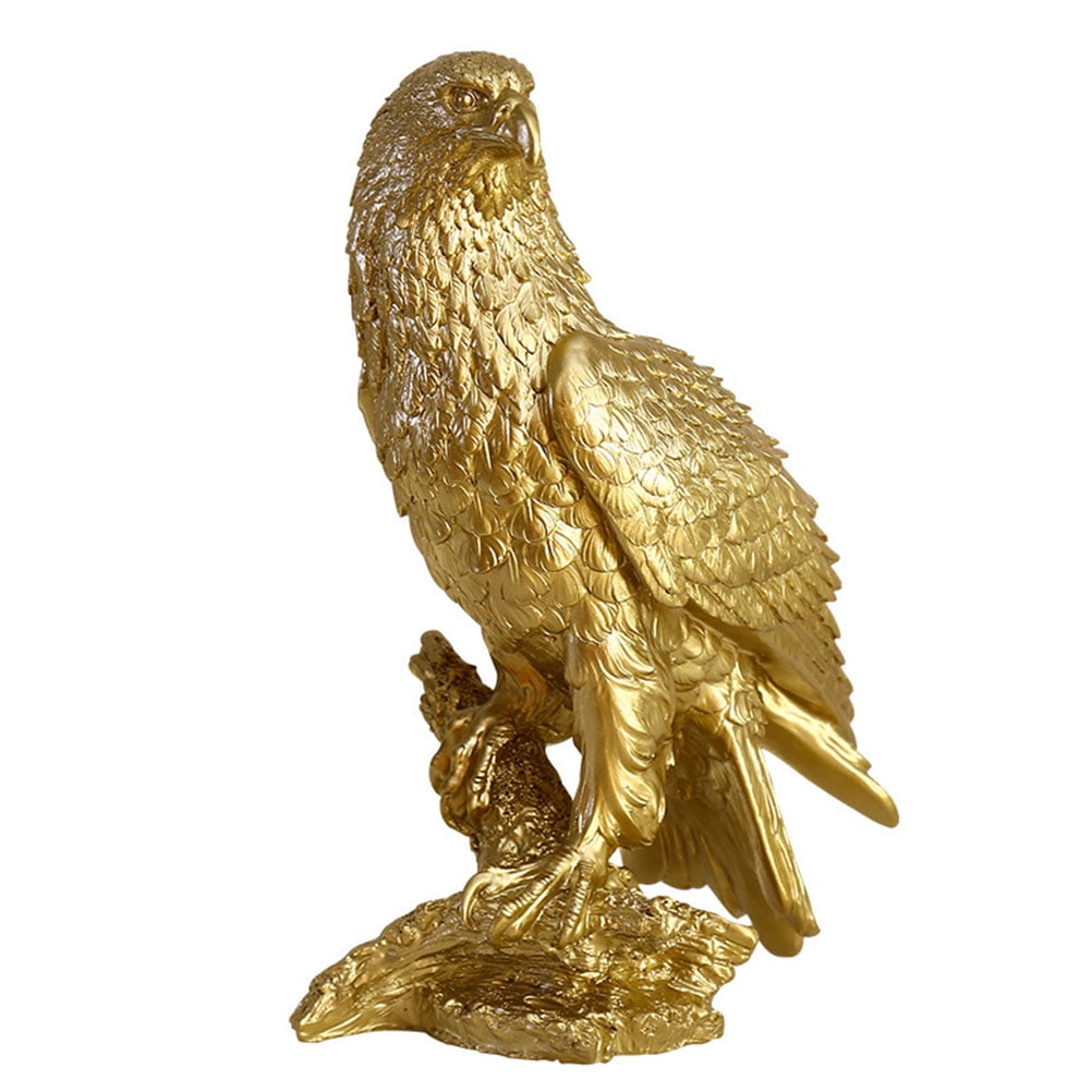 Garden Eagle Figurine Resin Eagle Statue Animal Figurines Office Gift ...