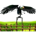 Garden Eagles Stake Ornament Art Bird Flapping Windmill Outdoor Metal ...