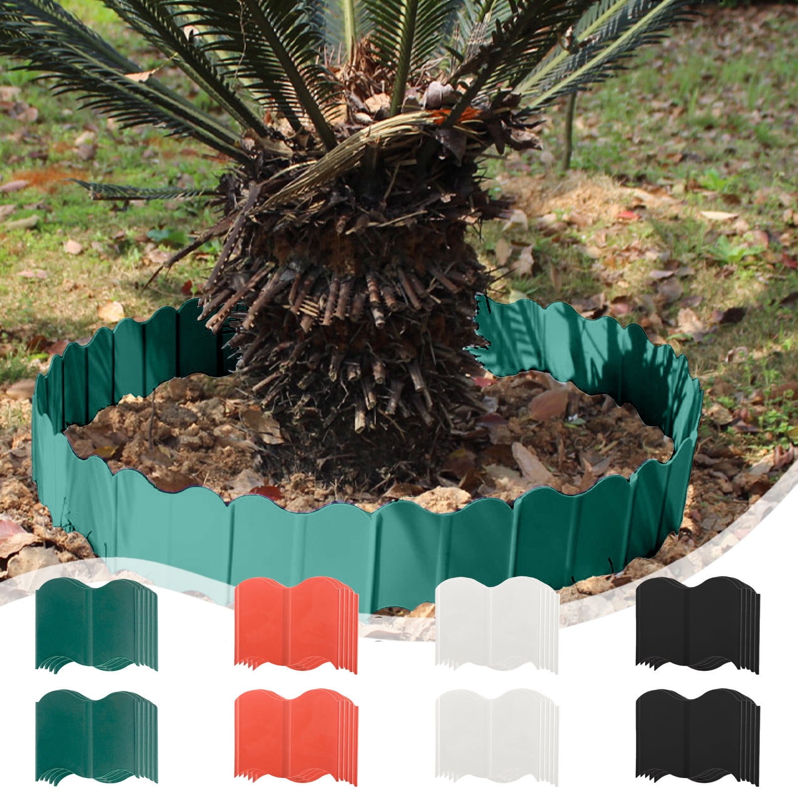Garden Edge Border Fence | Plastic Resin Decorative Landscape Border ...