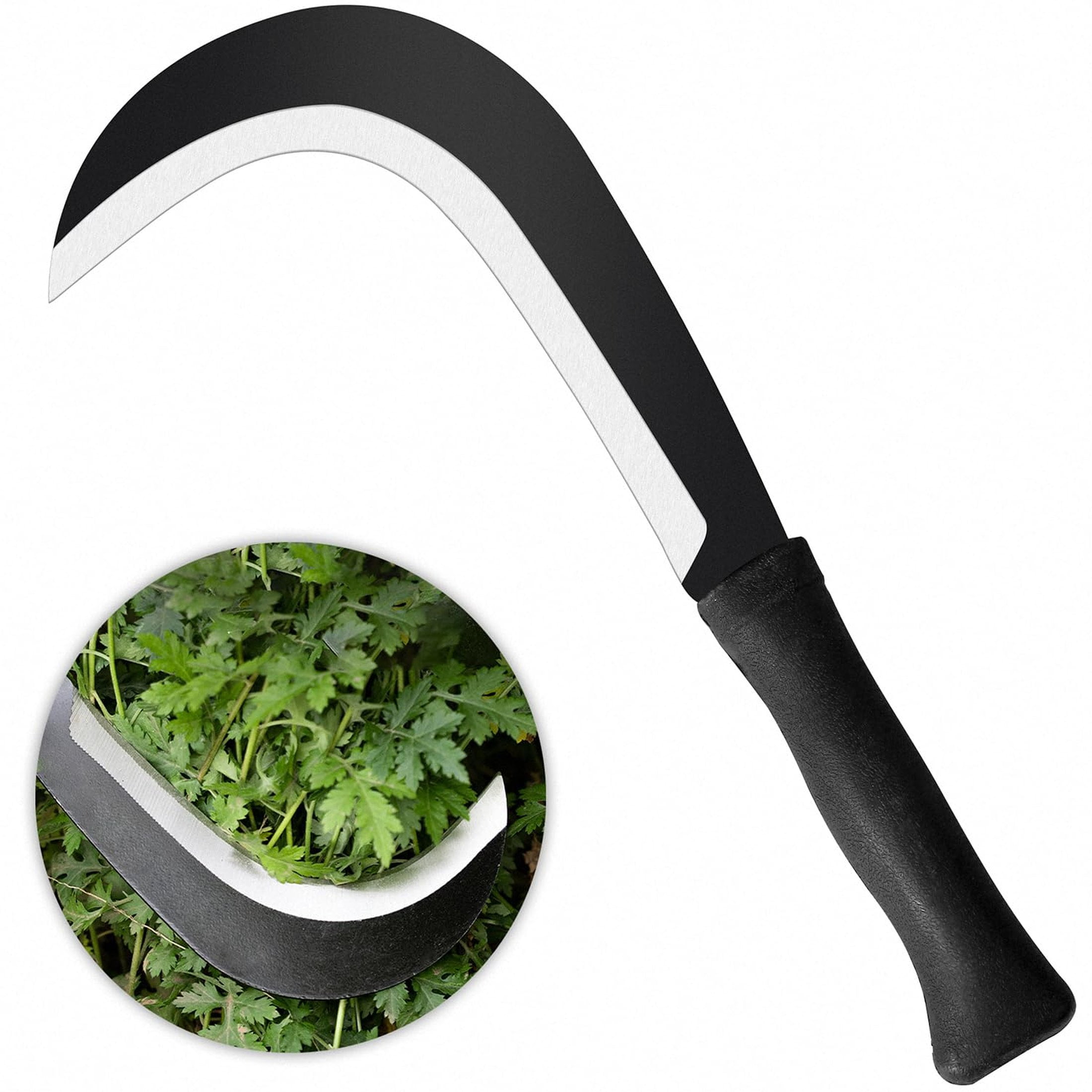 Garden Edge Carbon Steel Sickle Machete Tool - Walmart.com