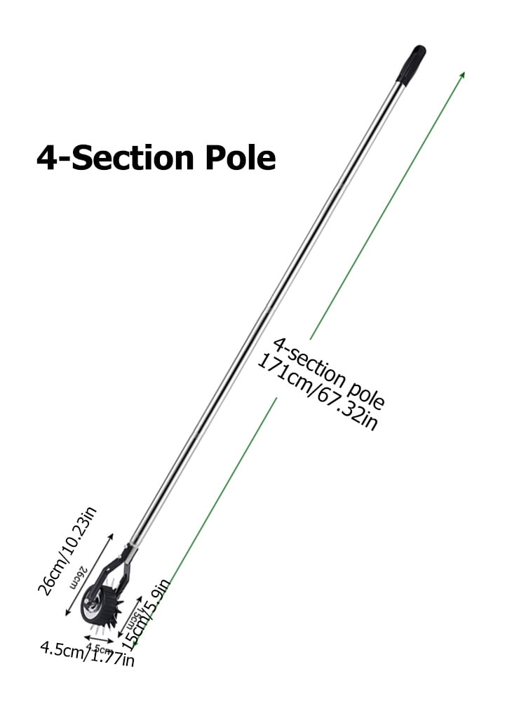 Garden Edger Lawn Tool Wheeled Manual Edging Machine Grass Trimmer Lawn ...