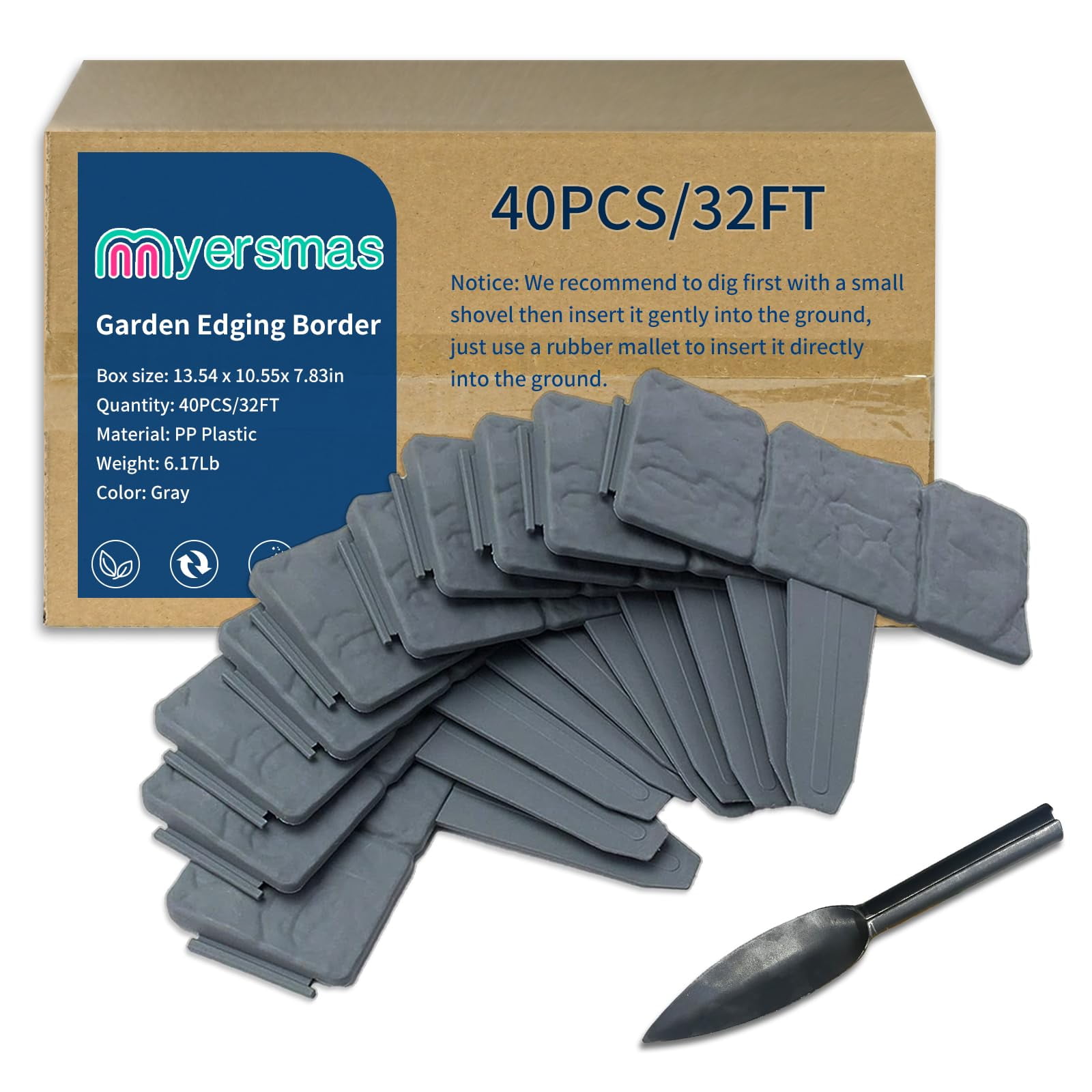 Garden Edging Border, 32ft SSF20 Landscaping Border Edging for Flower ...