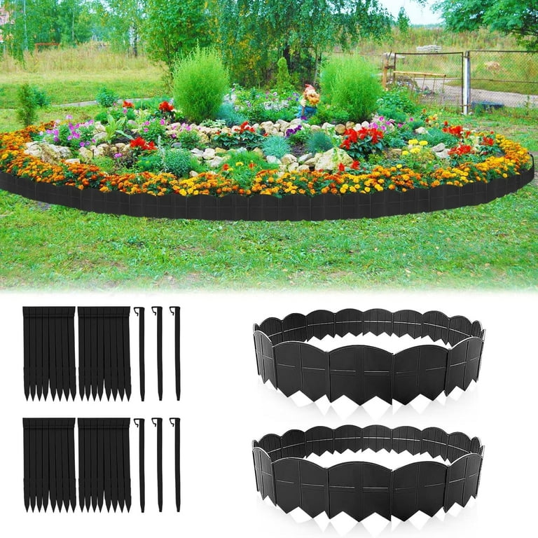 Flexible Landscape Edging Flexible Black Steel Garden Edging Of 16 X