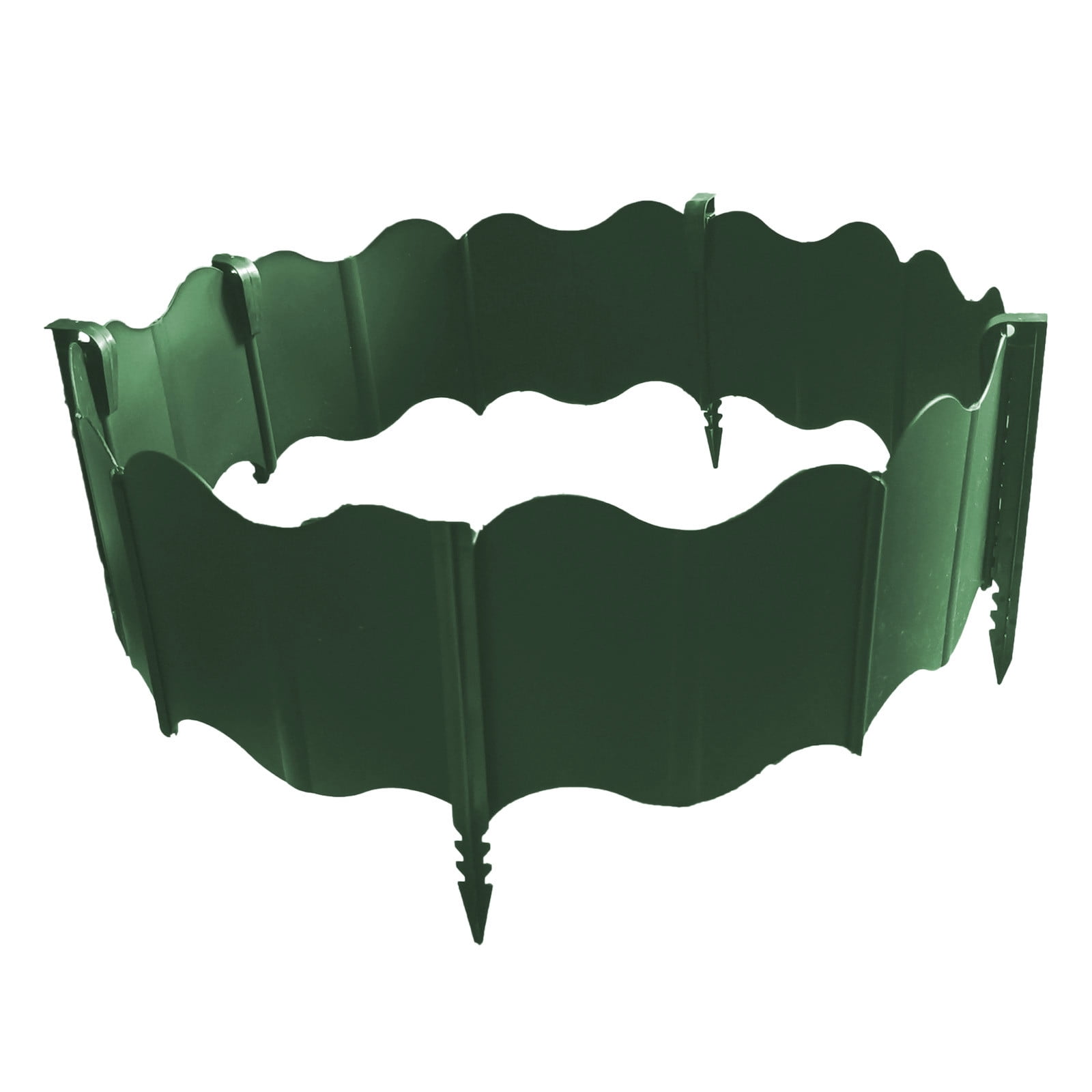 Garden Edging Fence,,Plastic Garden Edging Border with Interlocking ...