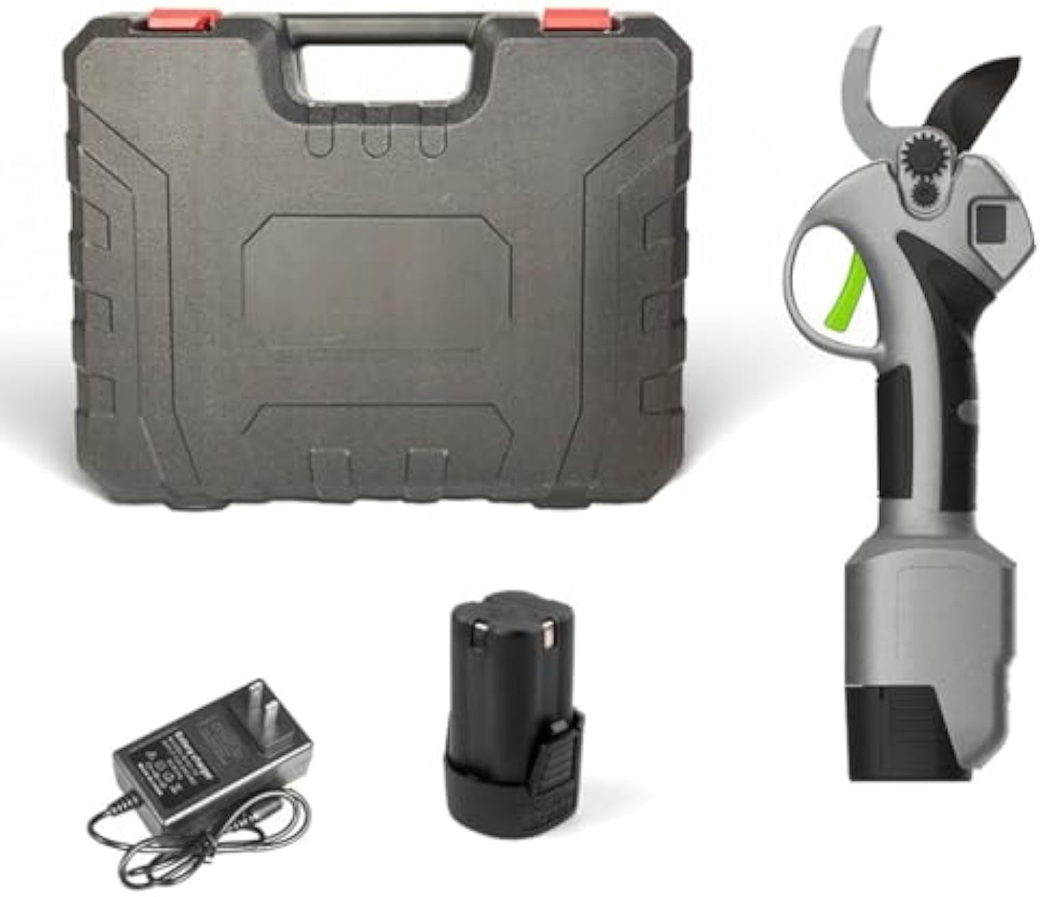 Garden Electric Pruning Shears with Battery ＆ Charger,Electric Pruning ...