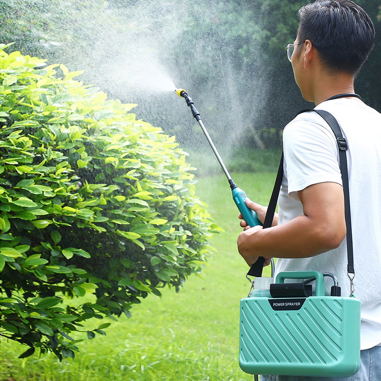 Garden Electric Sprayer 2 Modes Adjustable Extended Nozzle Design USB ...