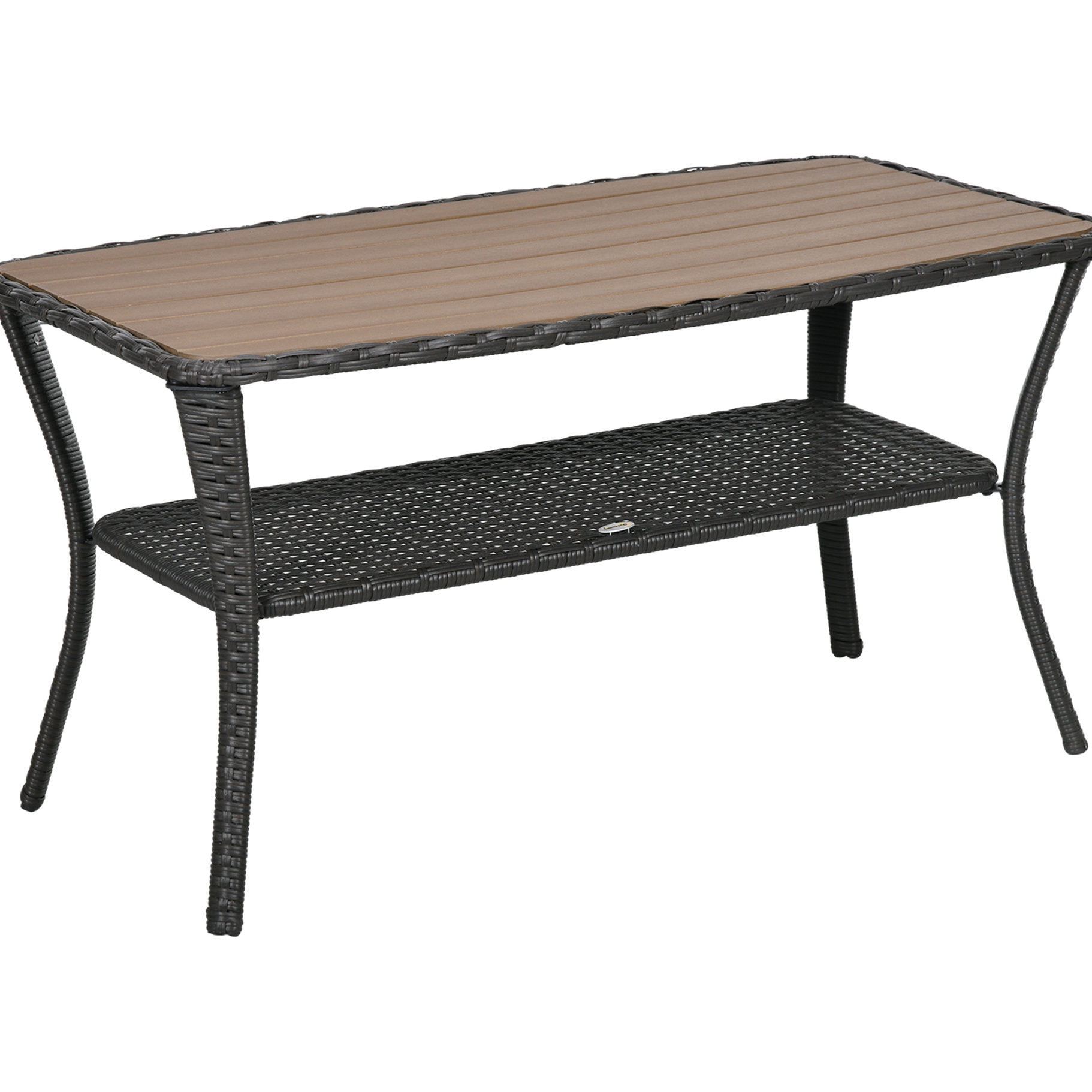 Garden End Table | Storage for Magazines in Outdoor Areas | Steel Frame ...