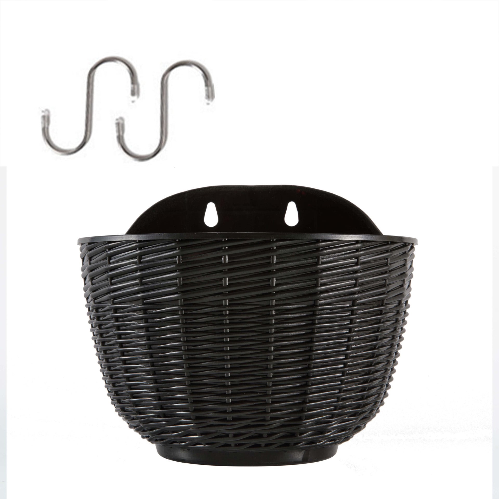 Garden European Style Plastic Wall Hanging Semicircular Flower Pot ...