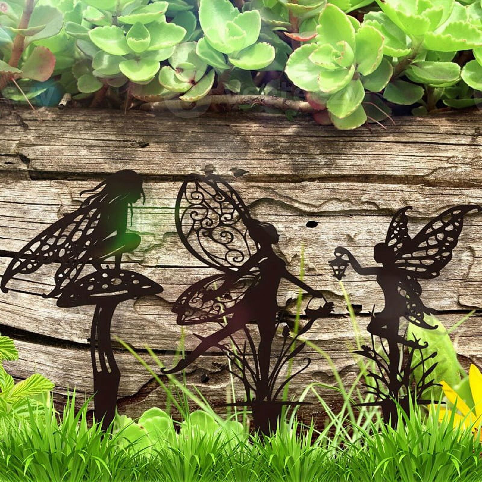 Garden Fairy Metal Outdoor Decor for Your Patio and Lawn A metal ...