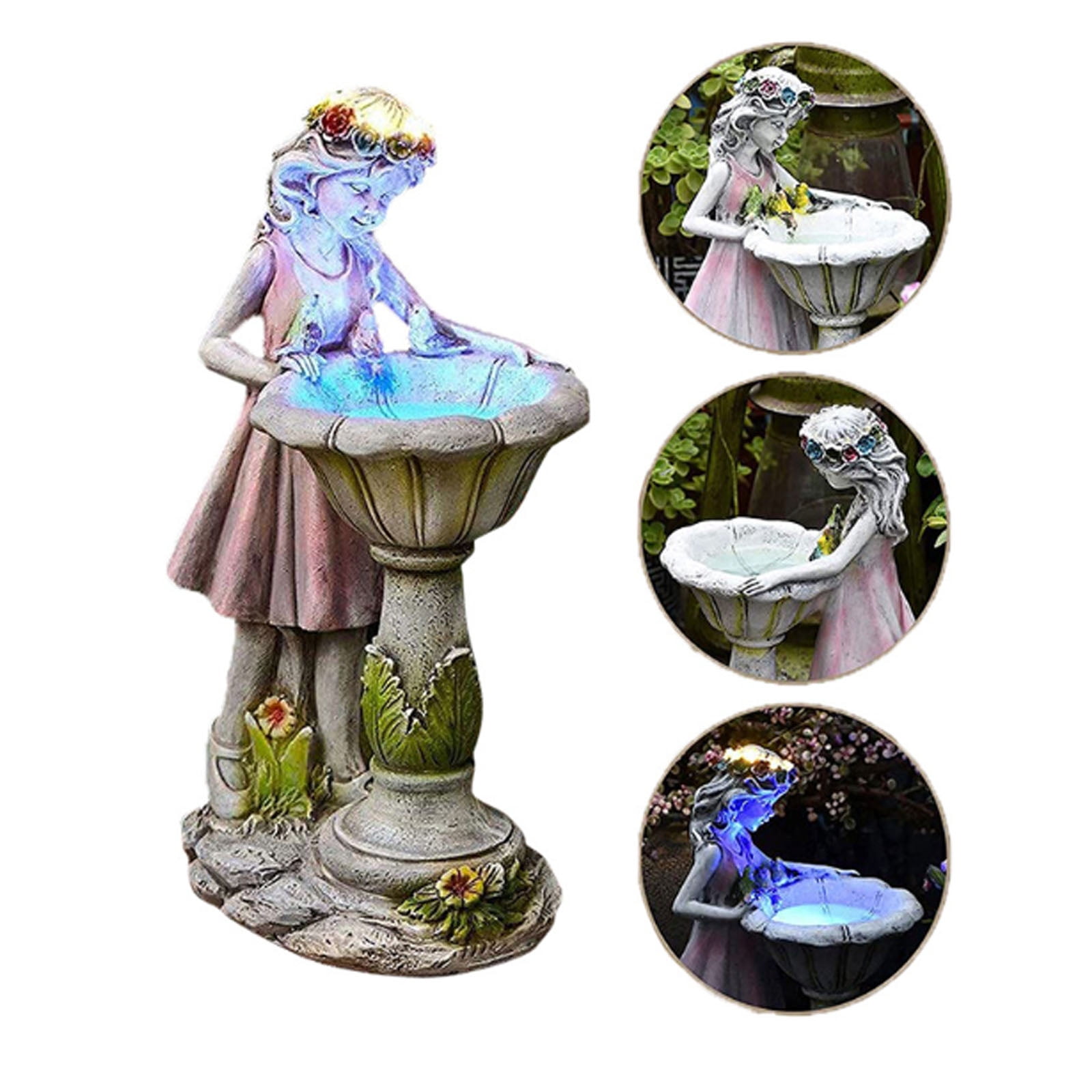 Garden Fairy Solar Light, Solar Resin Crafts, Outdoor Garden Decoration ...