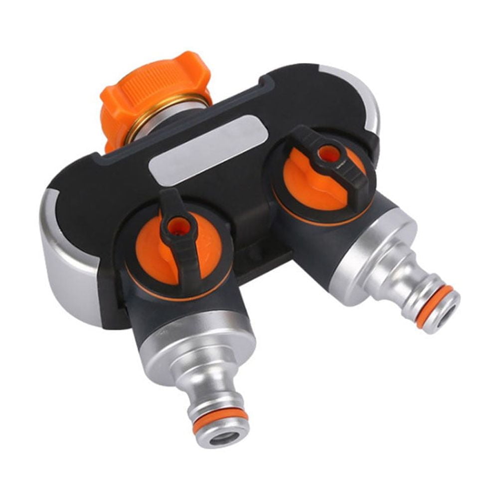 Garden Faucet Diverter Valve Switch 2-Way Water Splitter Metal ...