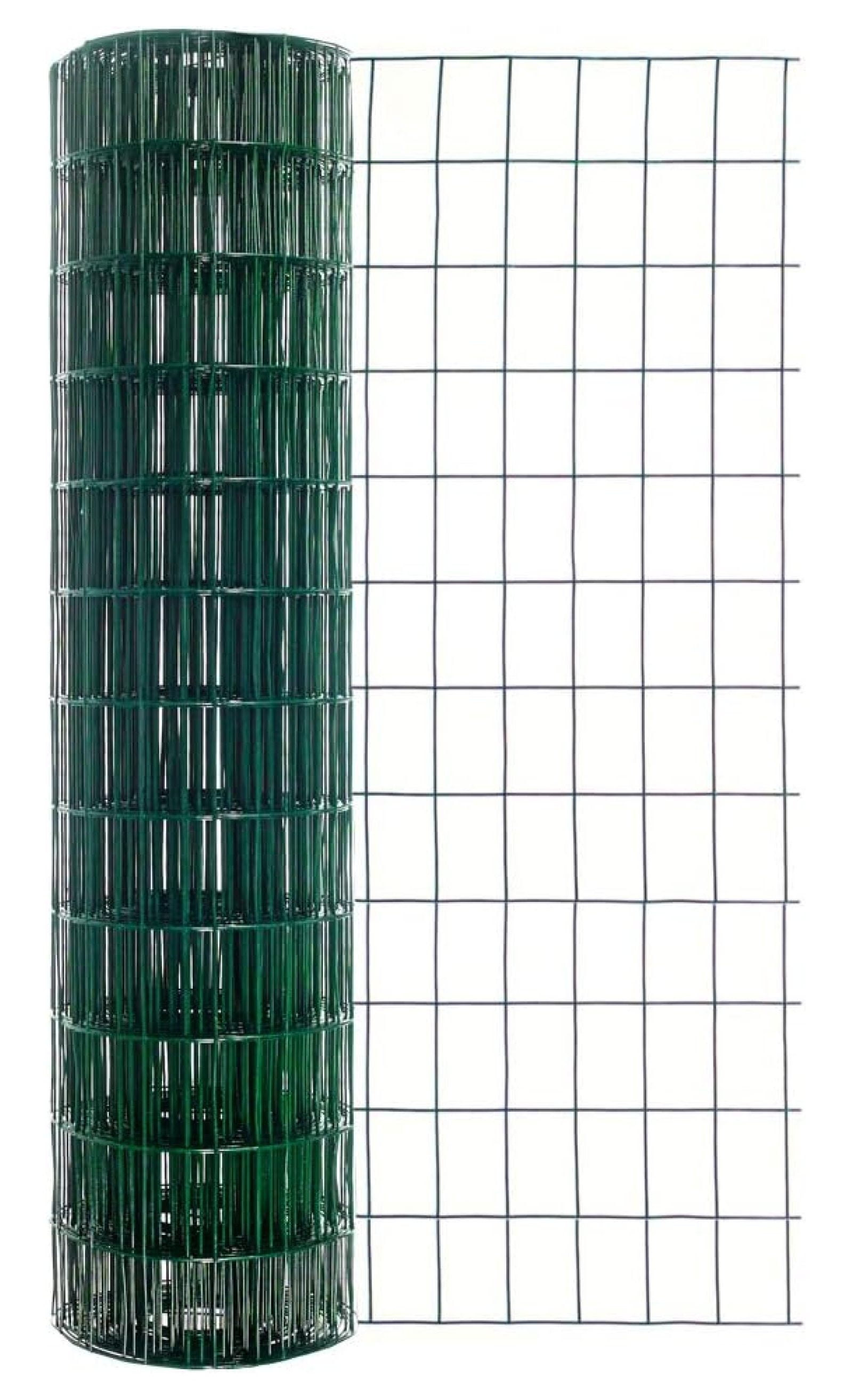 Garden Fence - 36 x 50 ft - Green Vinyl Coated - 16-Gauge - 3x2 Inch ...