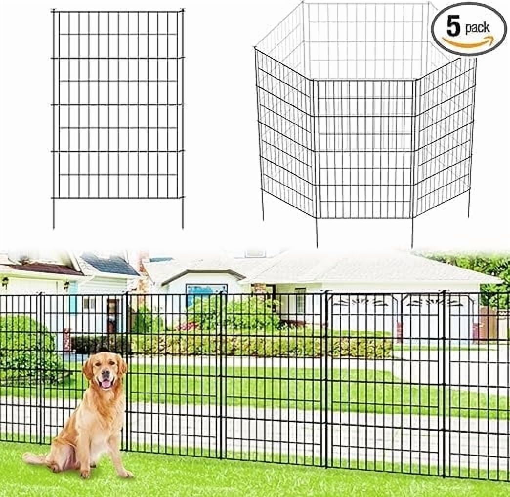 Thealyn Garden Fence 40“ H x 28“ W (5 Panels, Total Length 11.6 ft ...