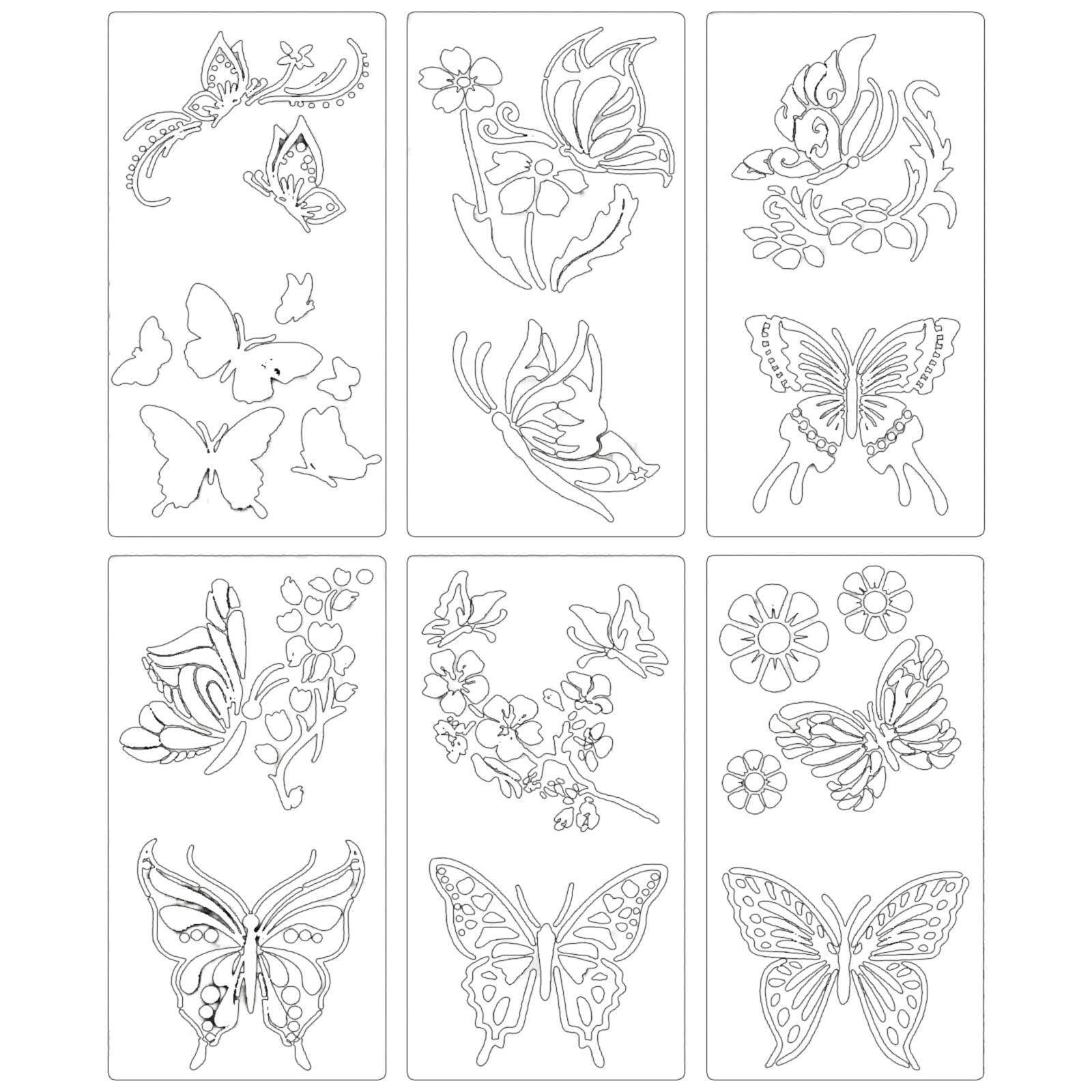 Garden Fence Large Flower Stencils DIY Decoration 2024 New Giant ...
