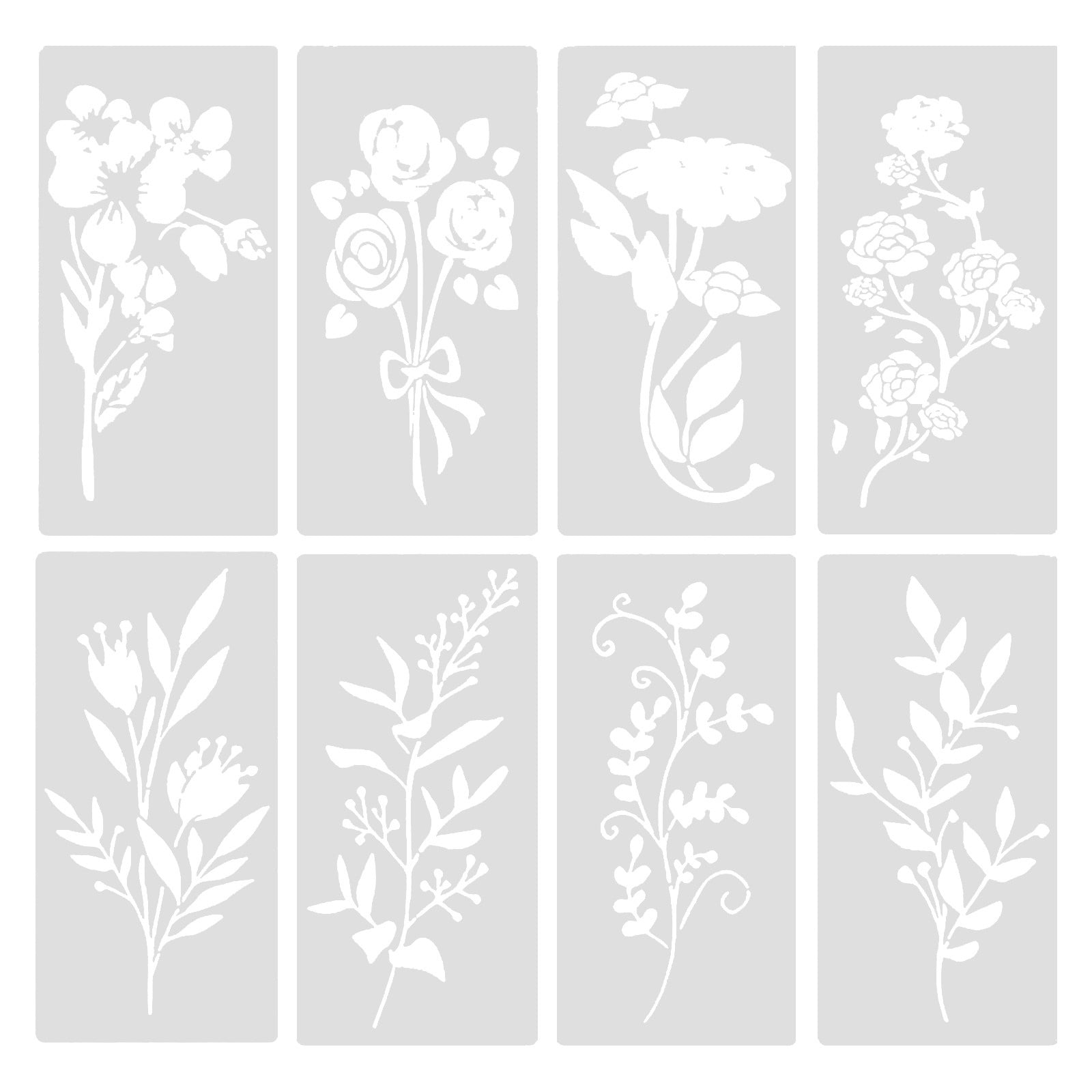 Garden Fence Large Flower Stencils Diy Decoration 2024 New Giant ...