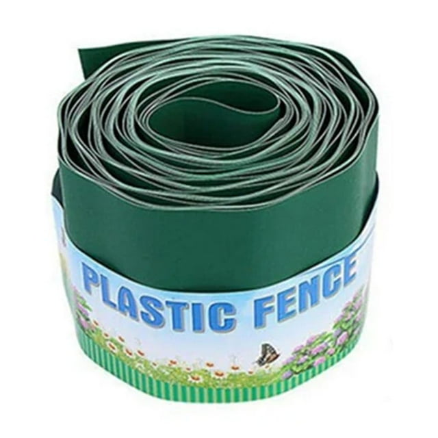 Garden Fence Plastic Edging Barrier For Lawn Grass Flower Bed Border