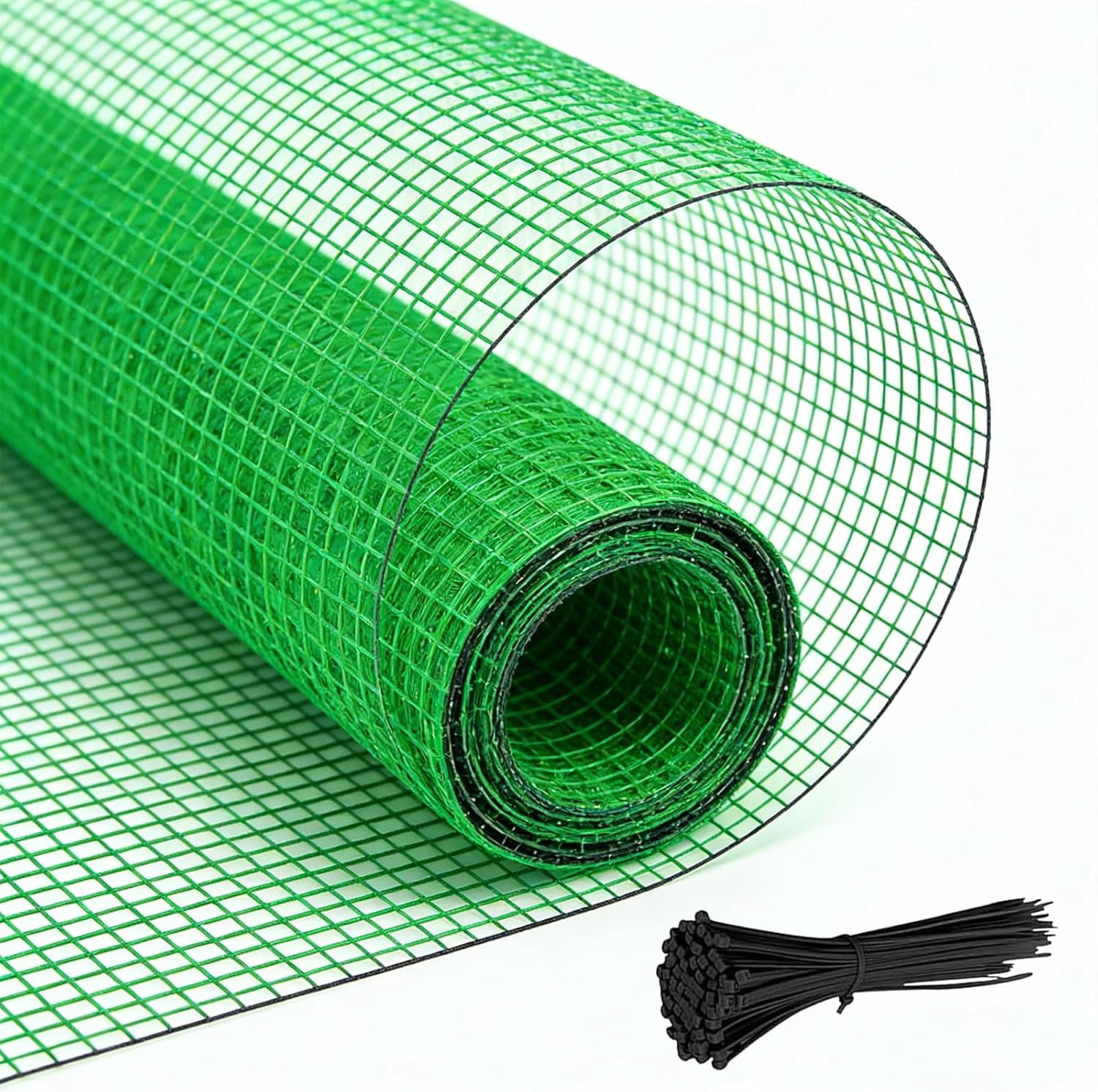 Garden Fence Temporary Fence, 4'x100' with 50 Zip Ties, Plastic Fencing ...