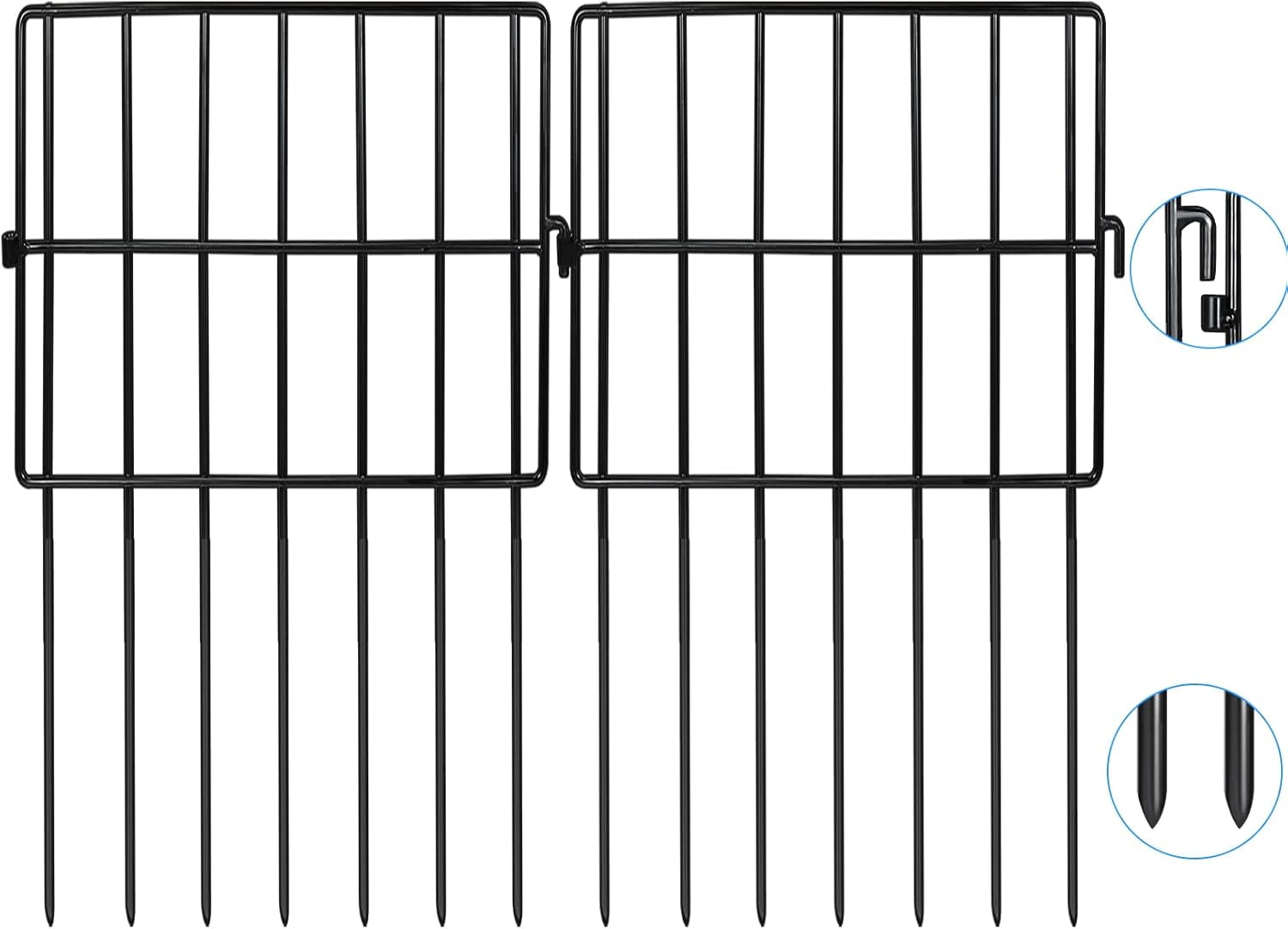 Garden Fencing Animal Barrier in(H) Panels No Dig Fence Underground ...