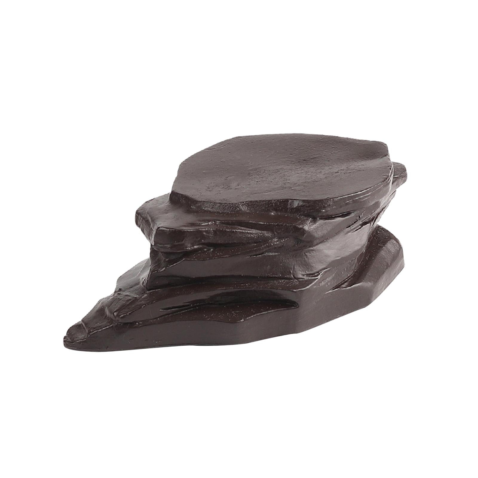 Garden Figurines Stone Statue Crafts Sculptures Artificial Tree Stump ...