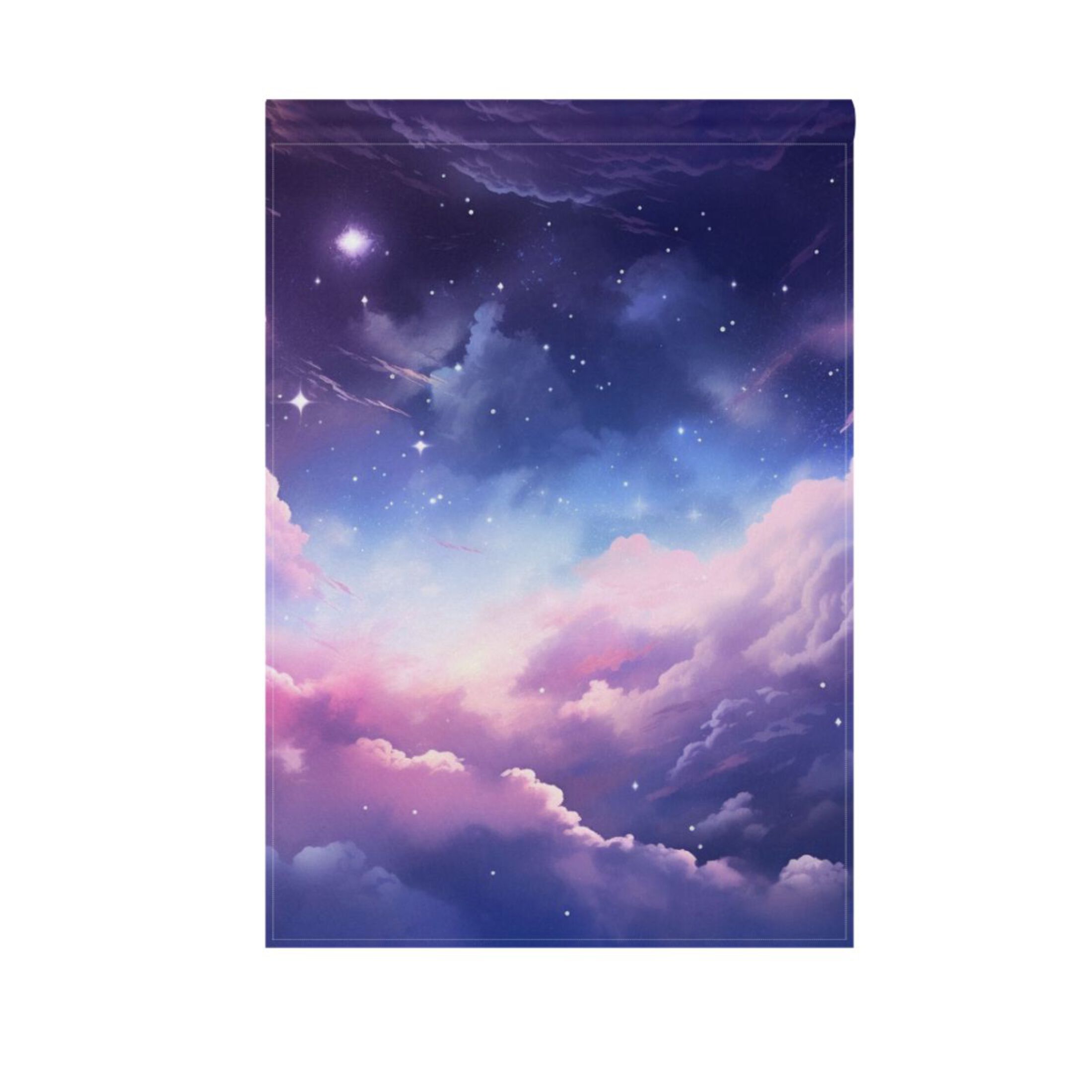 Garden Flag 12"x18" Beautiful Night Sky with Cloud Double-Sided Yard Flags for Outside Outdoor ...