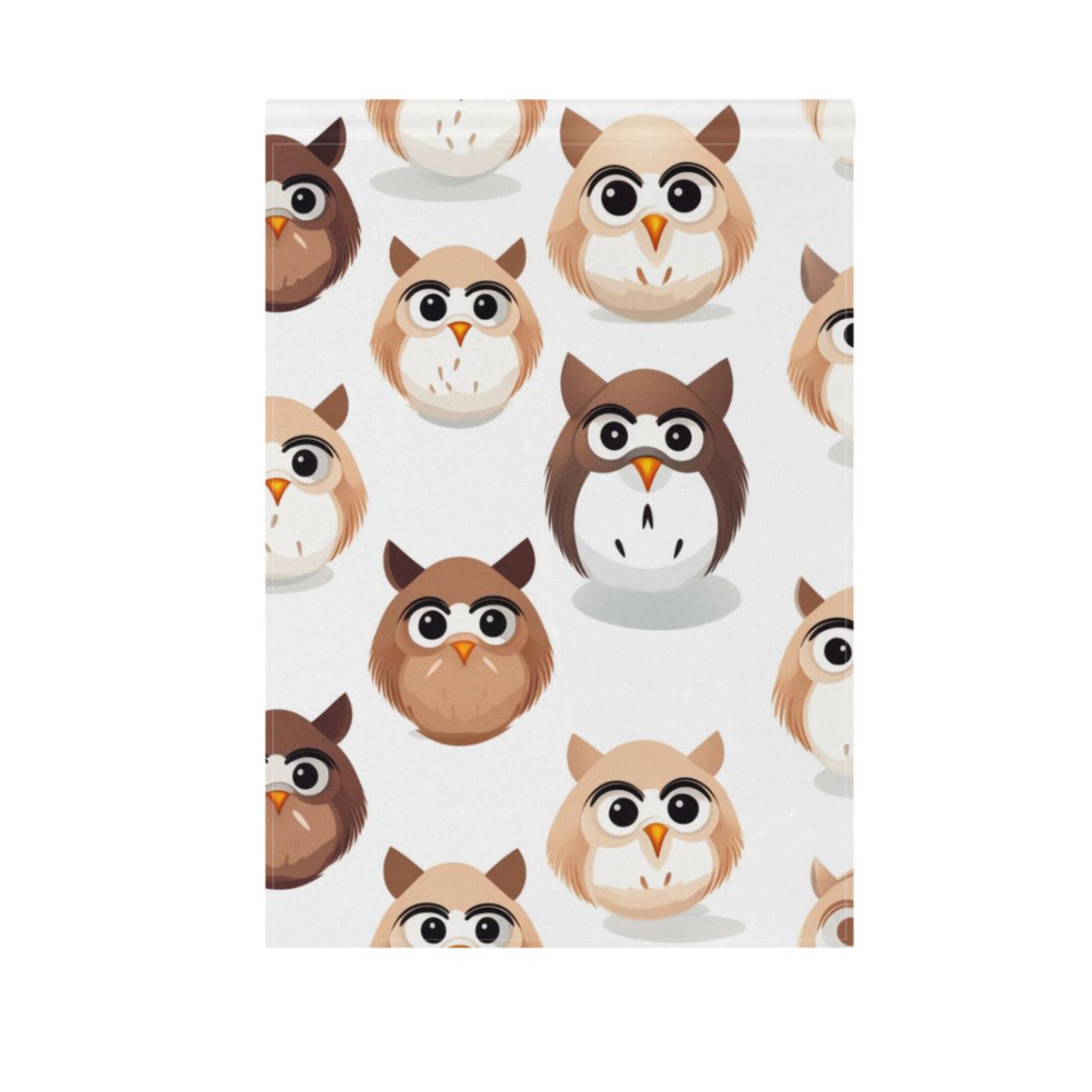 Garden Flag 12"x18" Cartoon Big Eye Owls Double-Sided Yard Flags for ...