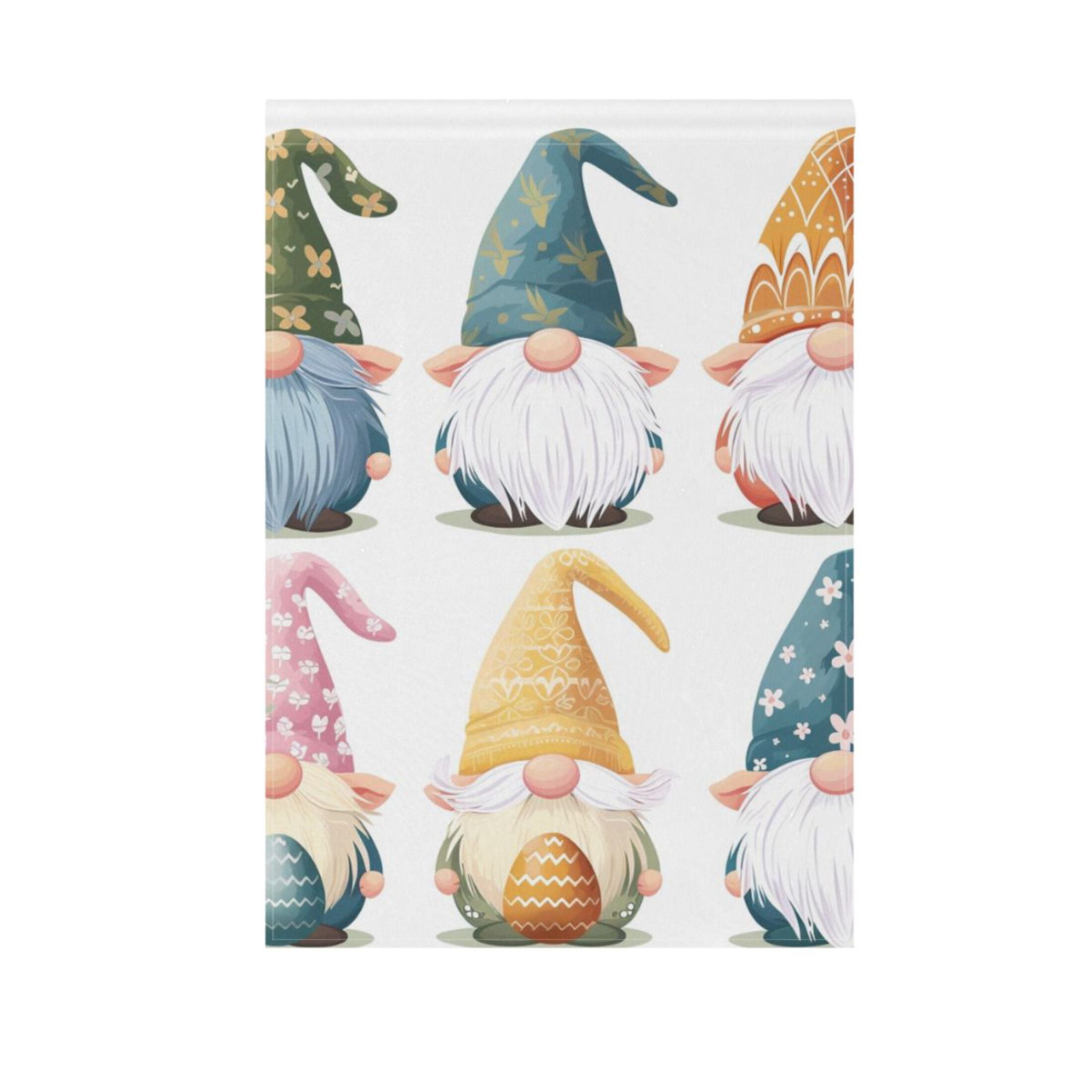 Garden Flag 12"x18" Colorful Hat Dwarf Double-Sided Yard Flags for ...