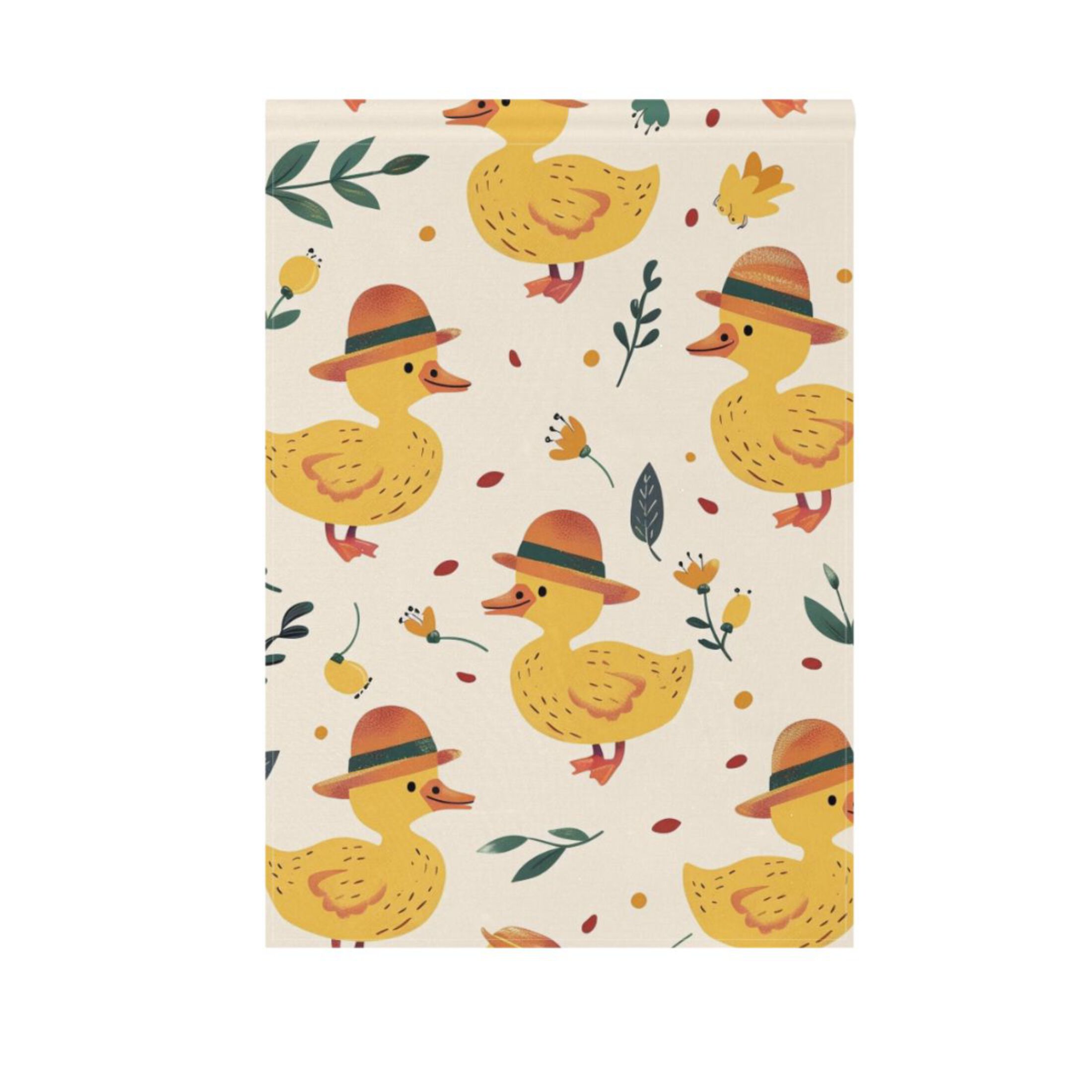 Garden Flag 12"x18" Cute Ducks with Hat Double-Sided Yard Flags for ...