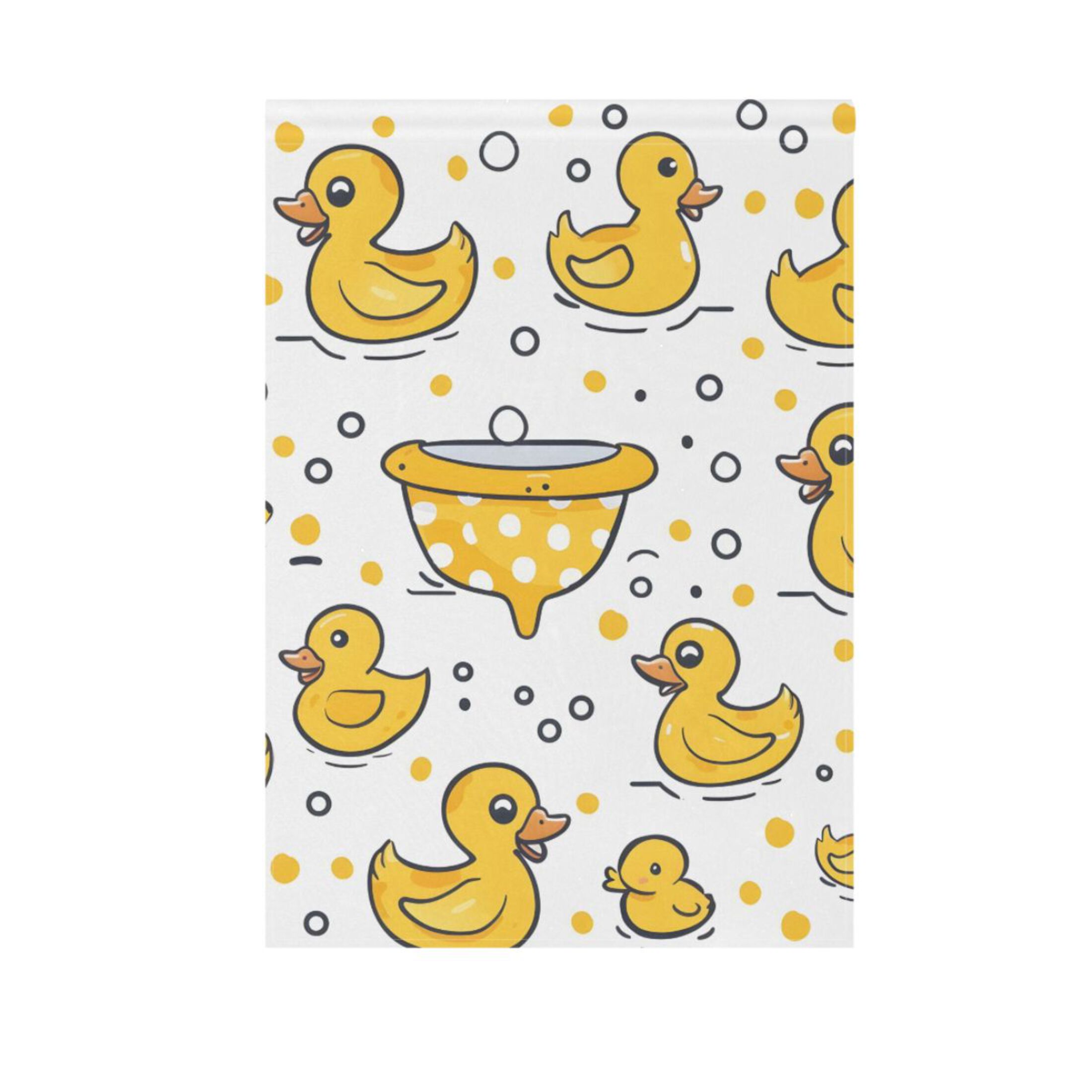 Garden Flag 12"x18" Duck and Bubbles Double-Sided Yard Flags for ...