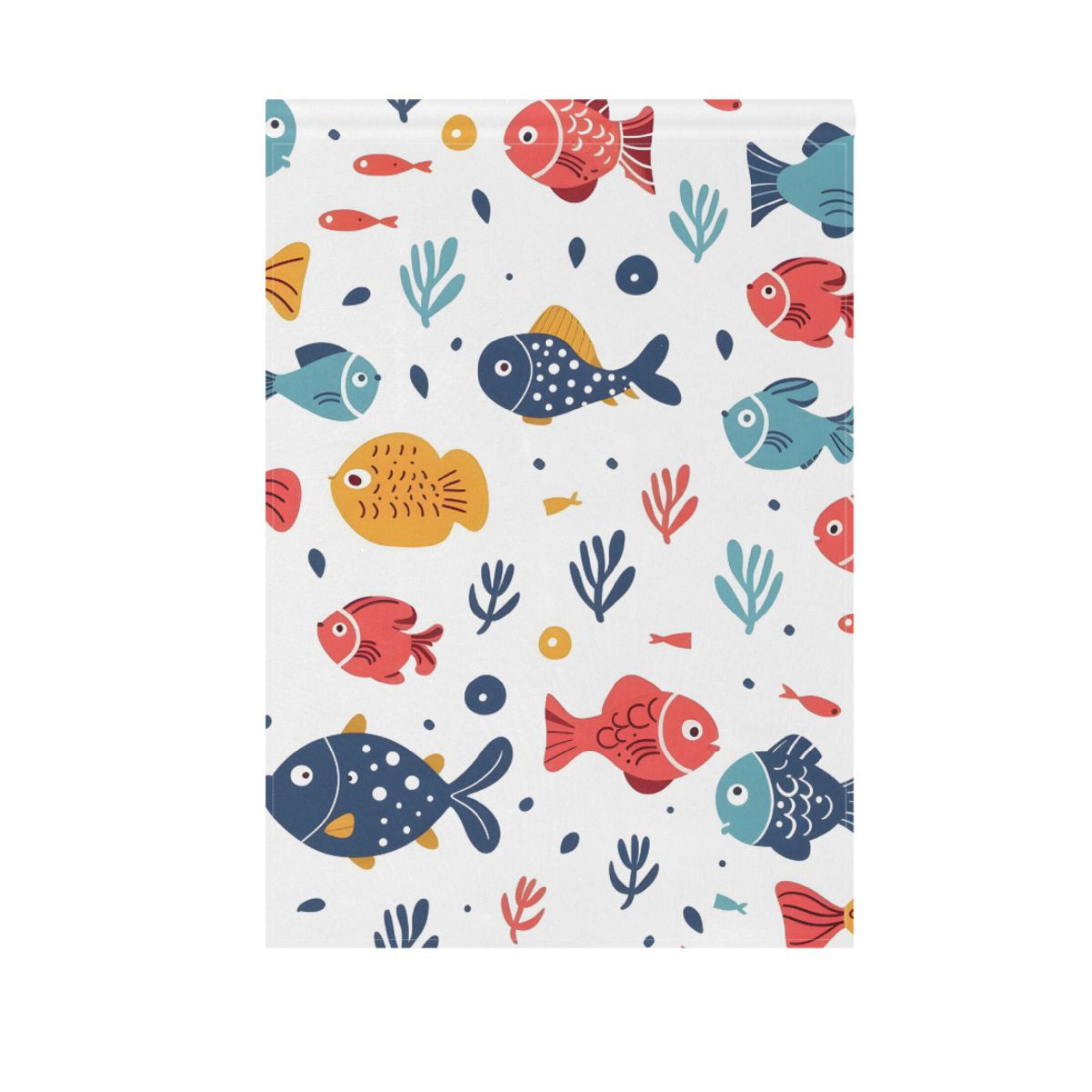 Garden Flag 12"x18" Funny Fishes and Coral Double-Sided Yard Flags for ...